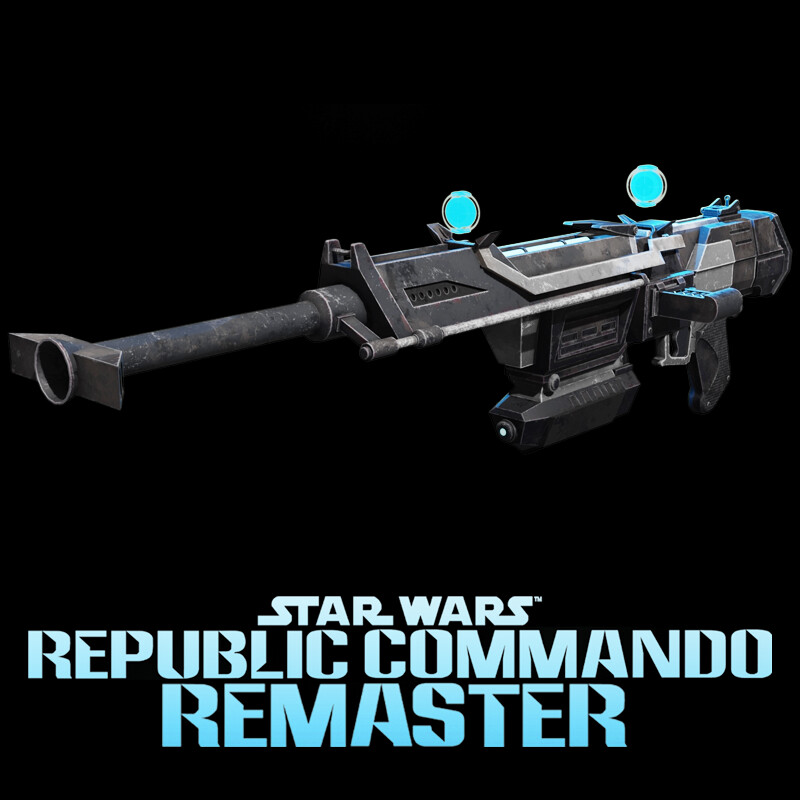 ArtStation - Republic Commando Remaster - DC-17m Sniper