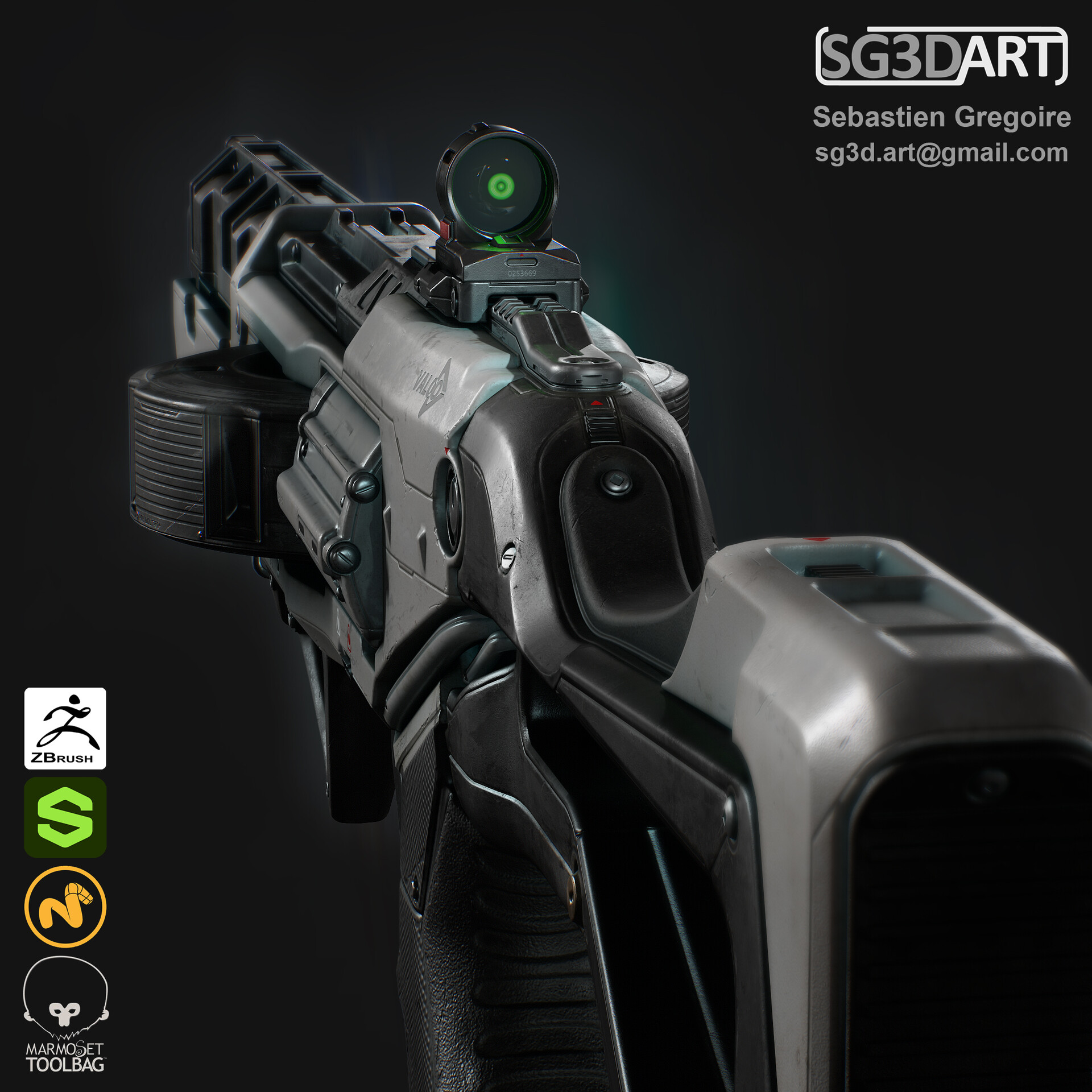 ArtStation - Weapon Concept Render