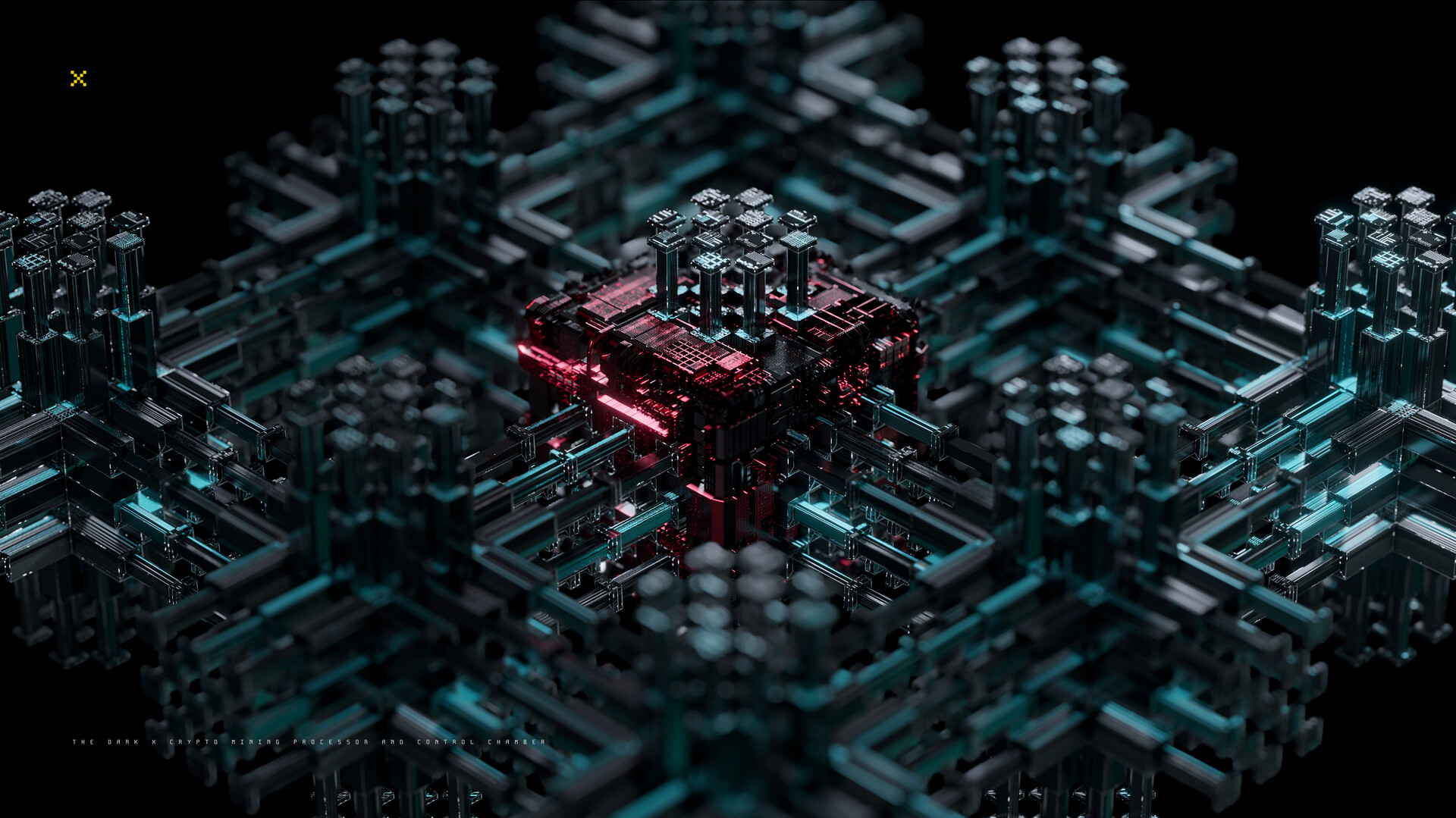 ArtStation - The Dark X Crypto Mining Processor And Control Chamber