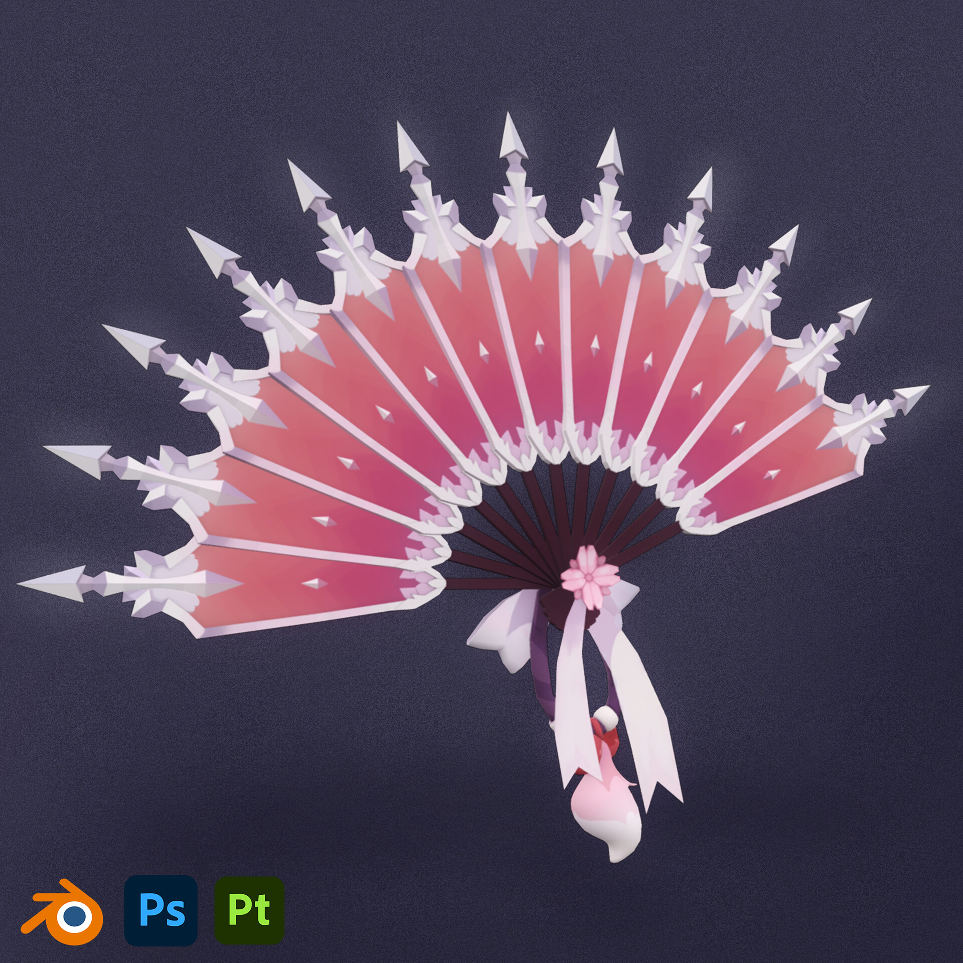 ArtStation - Cherry Blossom Weapon