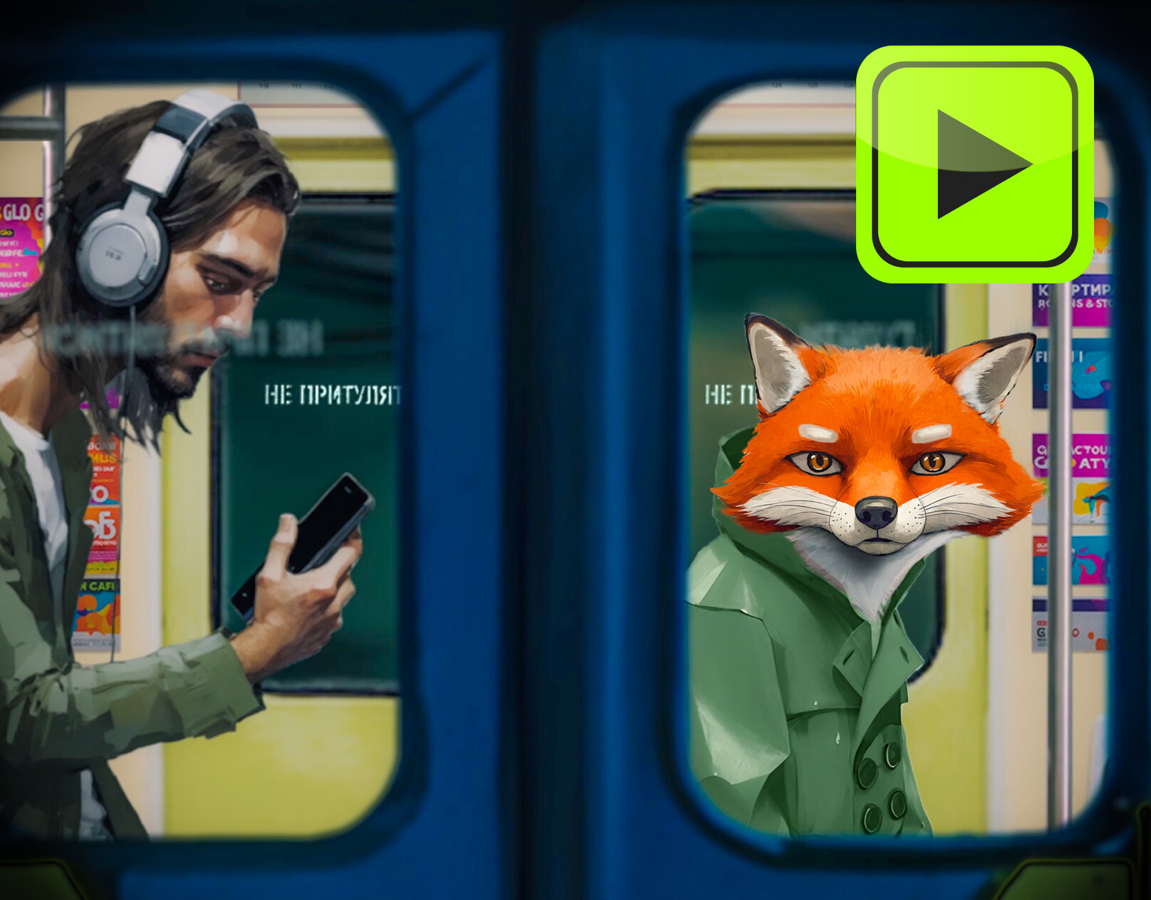 ArtStation - THE PASSENGER - 2D animation