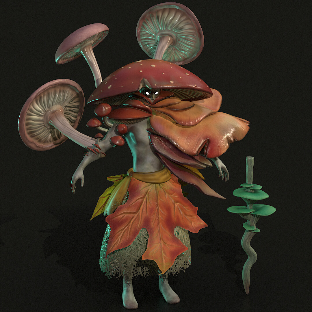 ArtStation - Mushroom Warrior