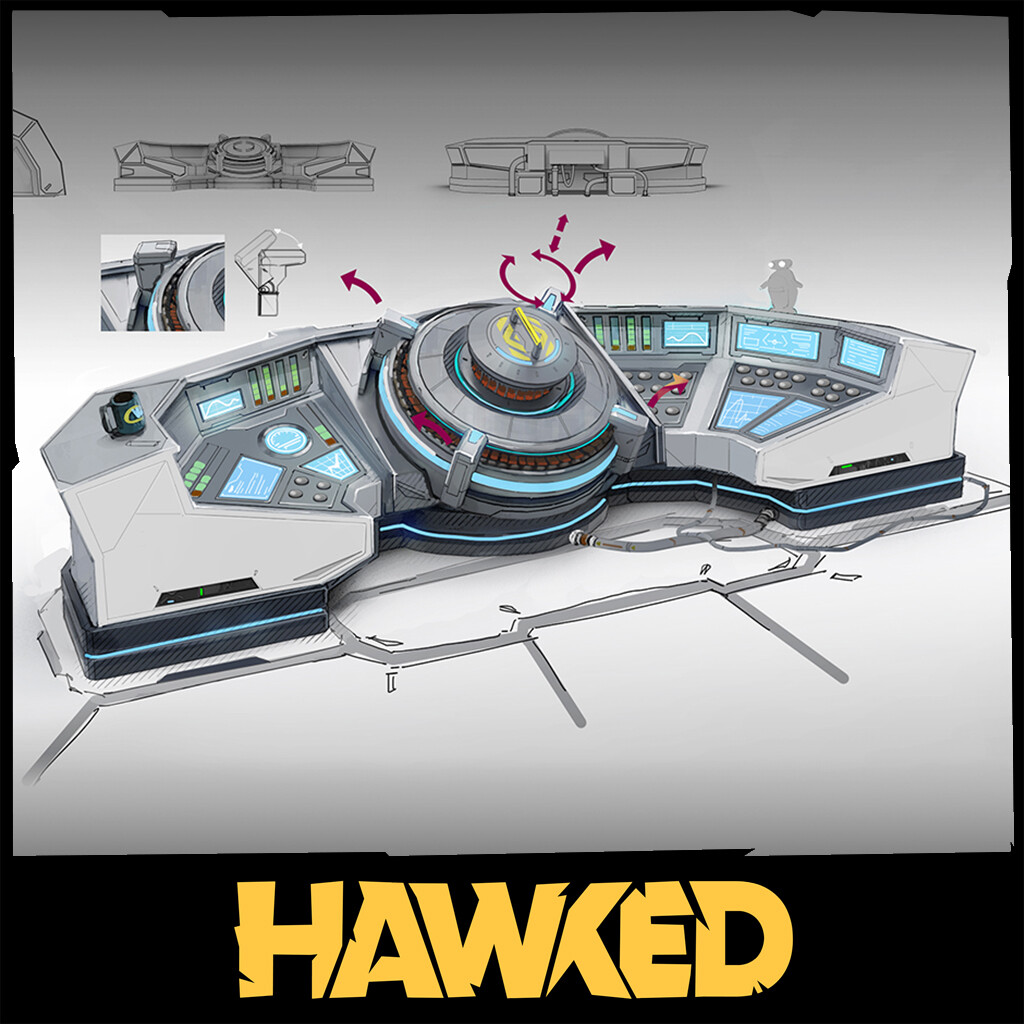ArtStation - Start Game Hawked Concept