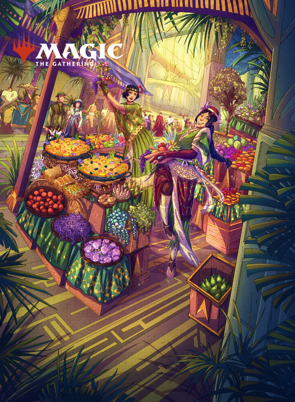 ArtStation - Magic Gala Greeters Card