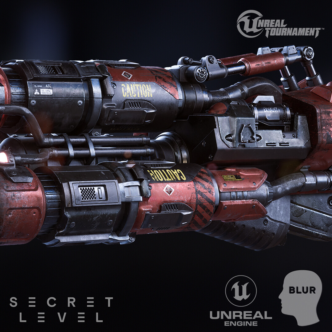 ArtStation - Secret Level - Unreal Tournament: Xan | Rocket Launcher