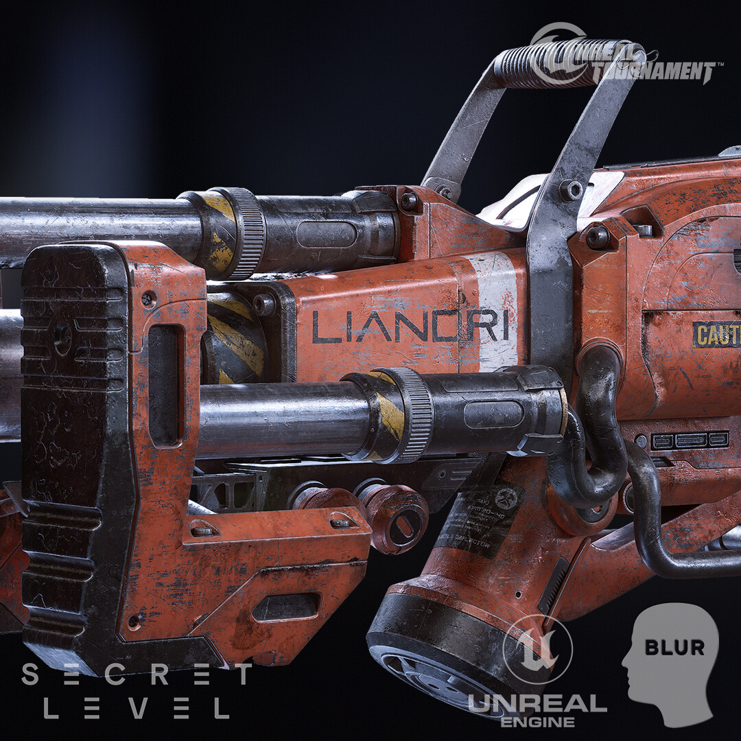 ArtStation - Secret Level - Unreal Tournament: Xan | Impact Hammer