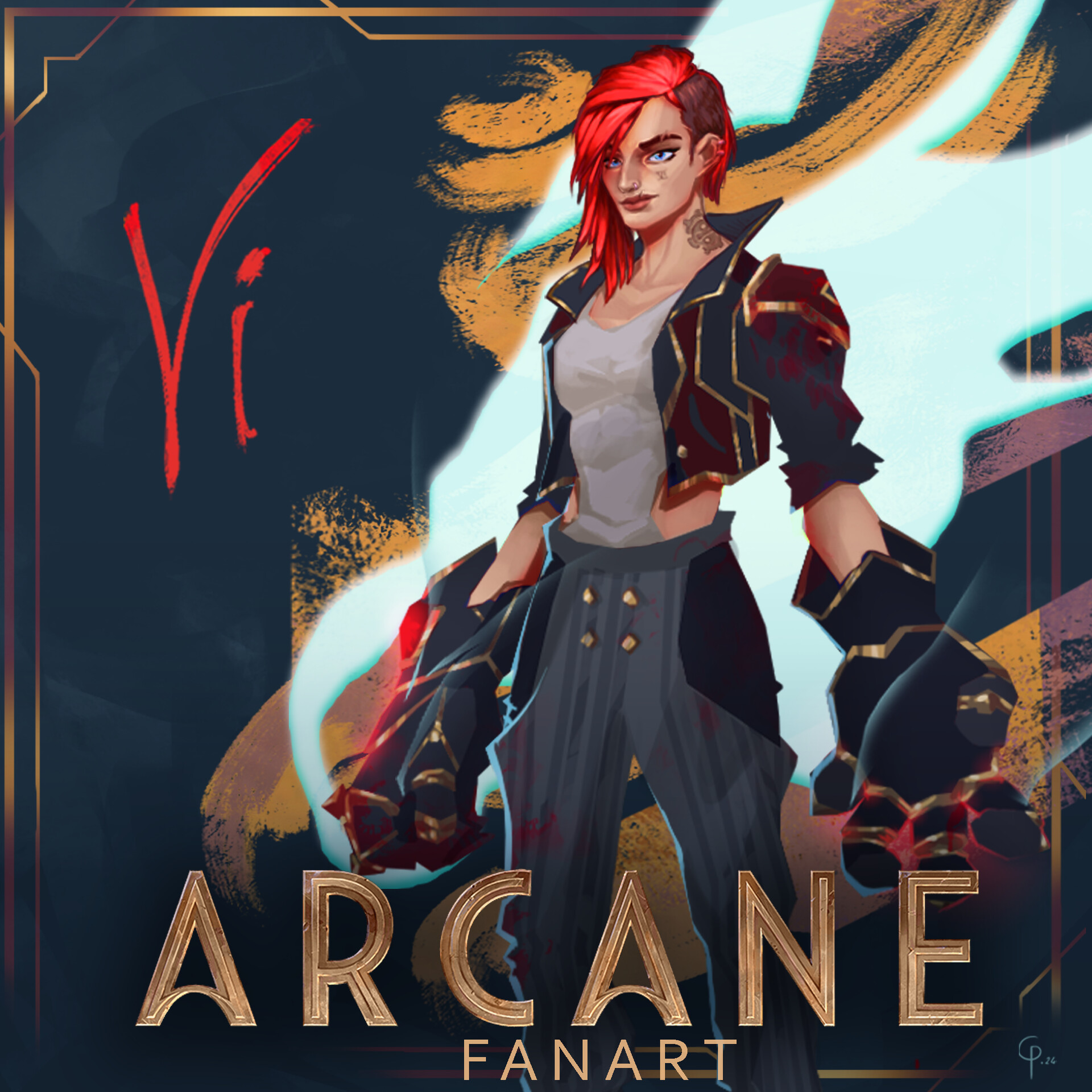 ArtStation - Arcane Vi fanart
