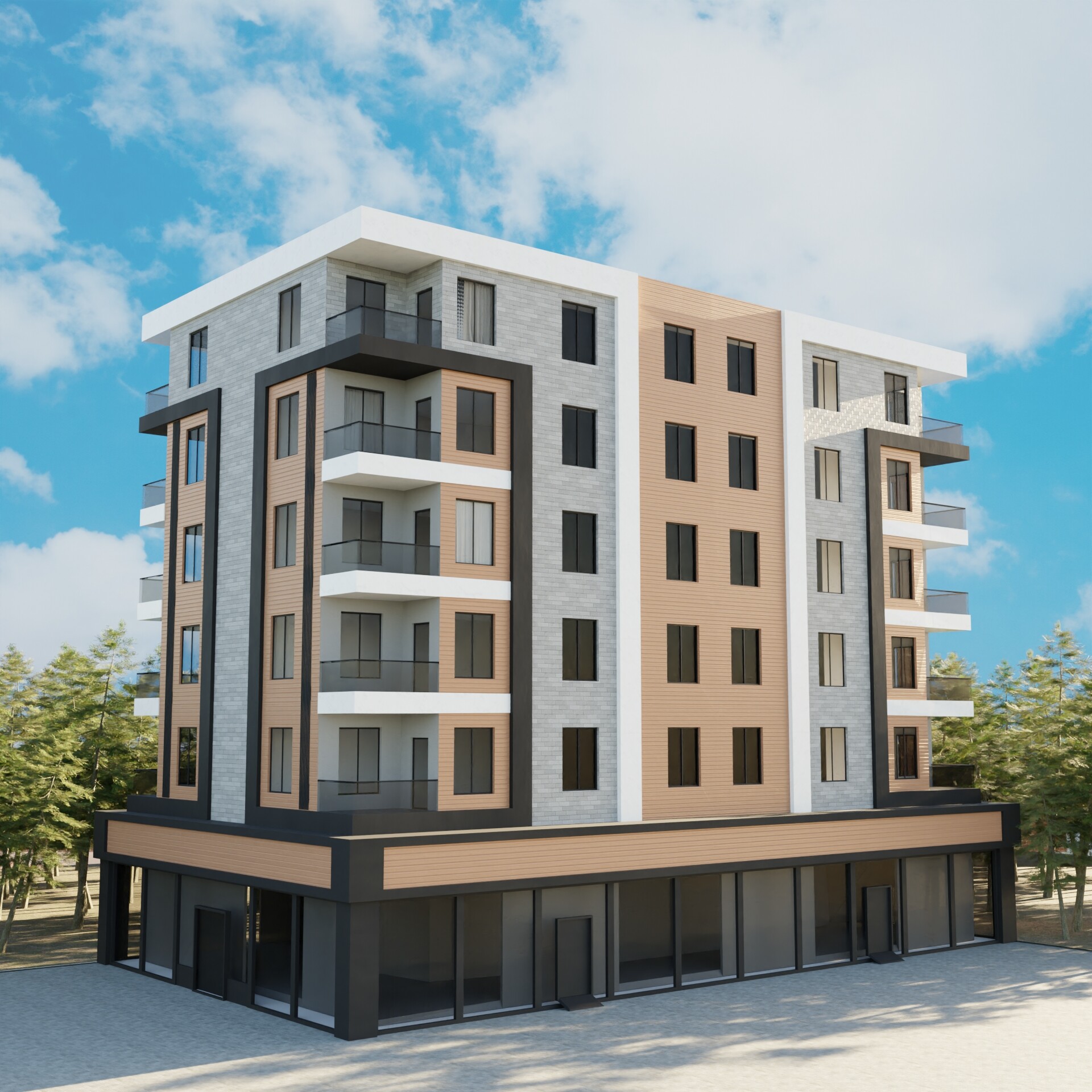 ArtStation - multi-storey building