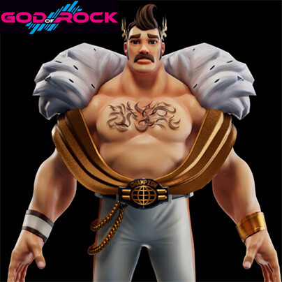 ArtStation - Character 1 for "God of Rock"