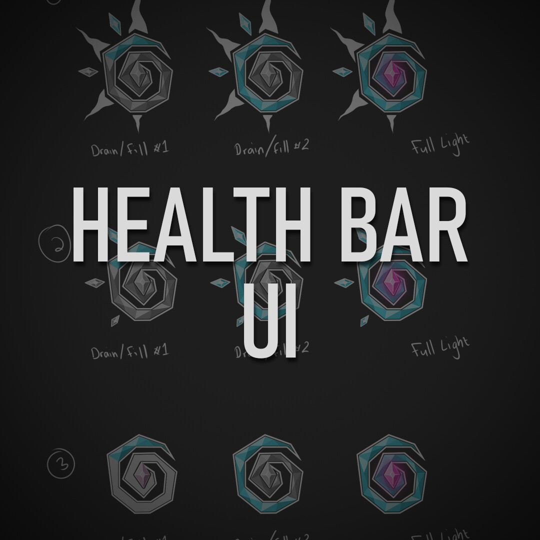 ArtStation - Health Bar UI