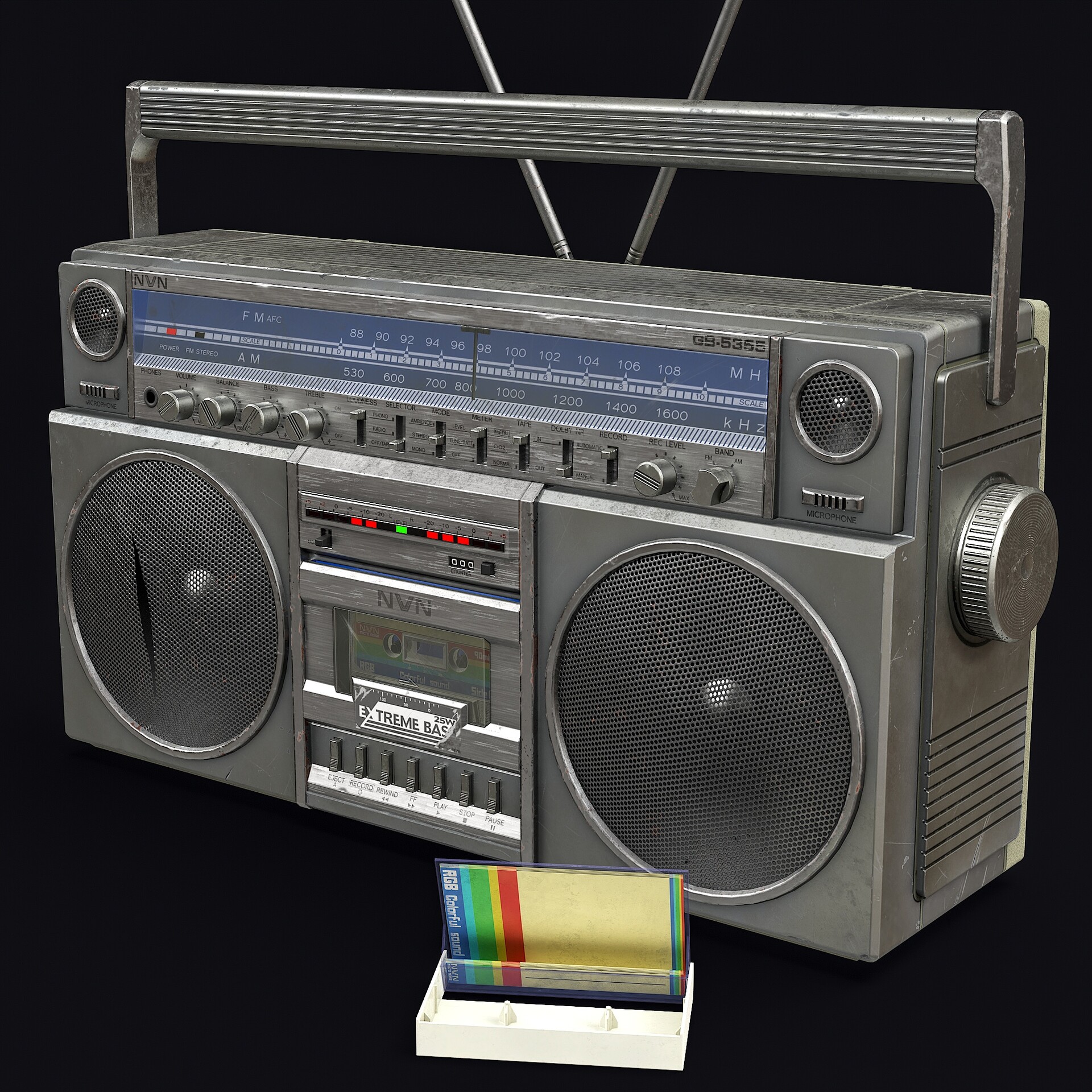 ArtStation - Boombox Hero Asset