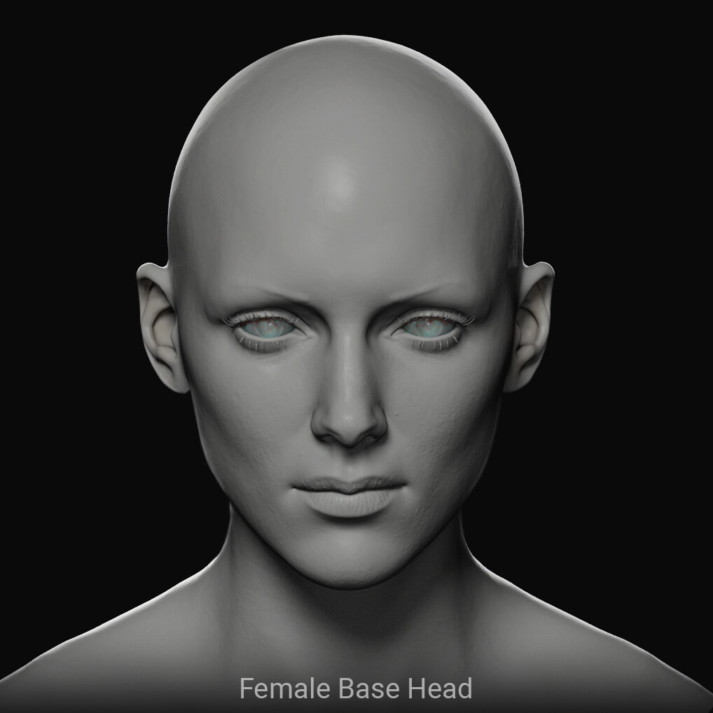 ArtStation - Female Base Head