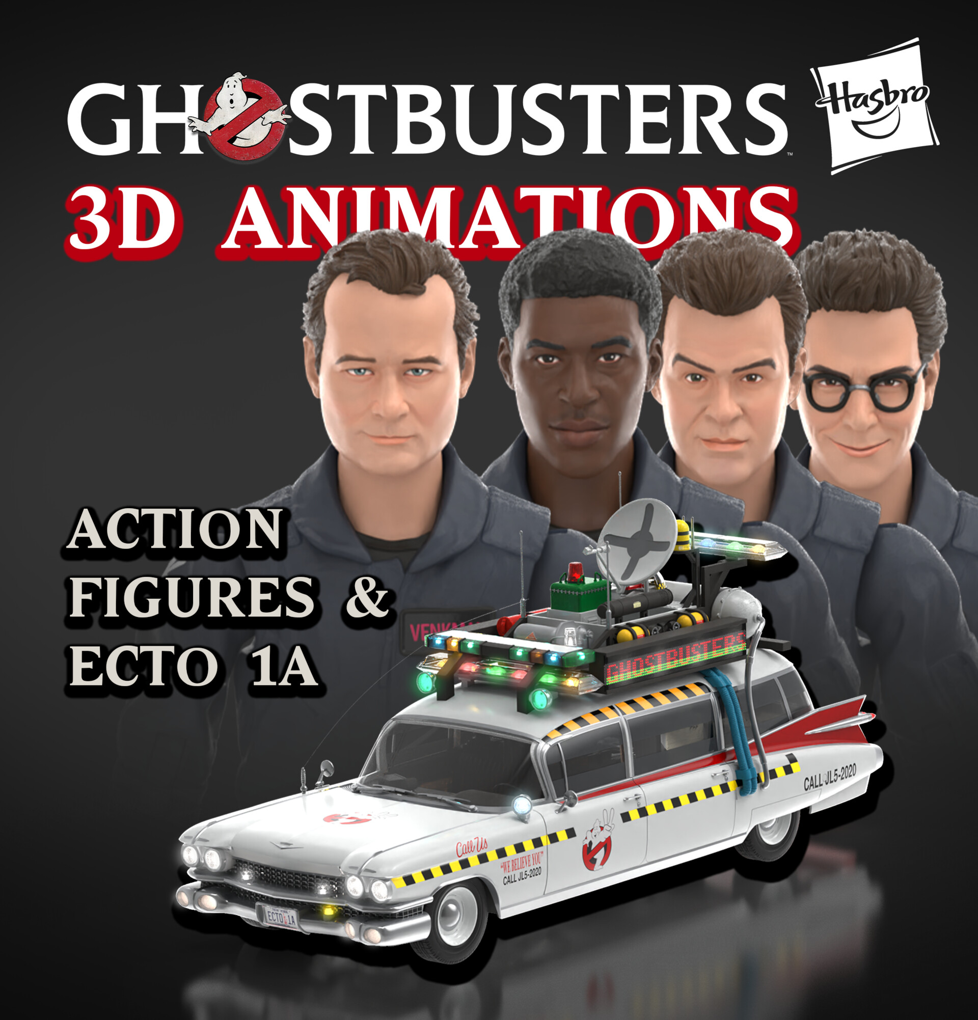 ArtStation - 3D Animations & Digital Product Shots / GHOSTBUSTERS PLASMA SERIES ECTOMOBILE ...