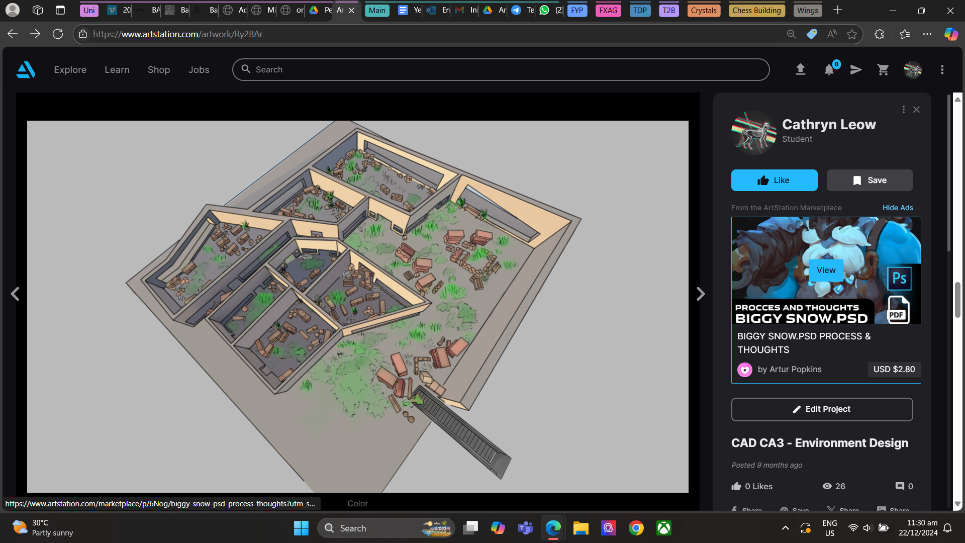 ArtStation - CAD CA3 - Environment Design