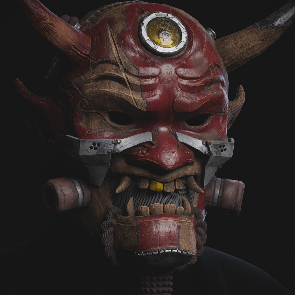 ArtStation - Oni Mask