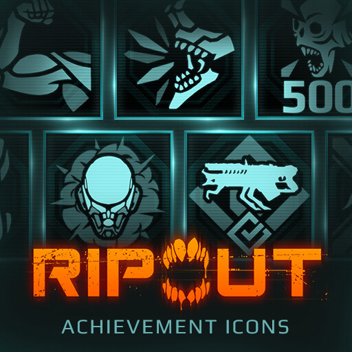 ArtStation - RIPOUT - Achievement UI Icons