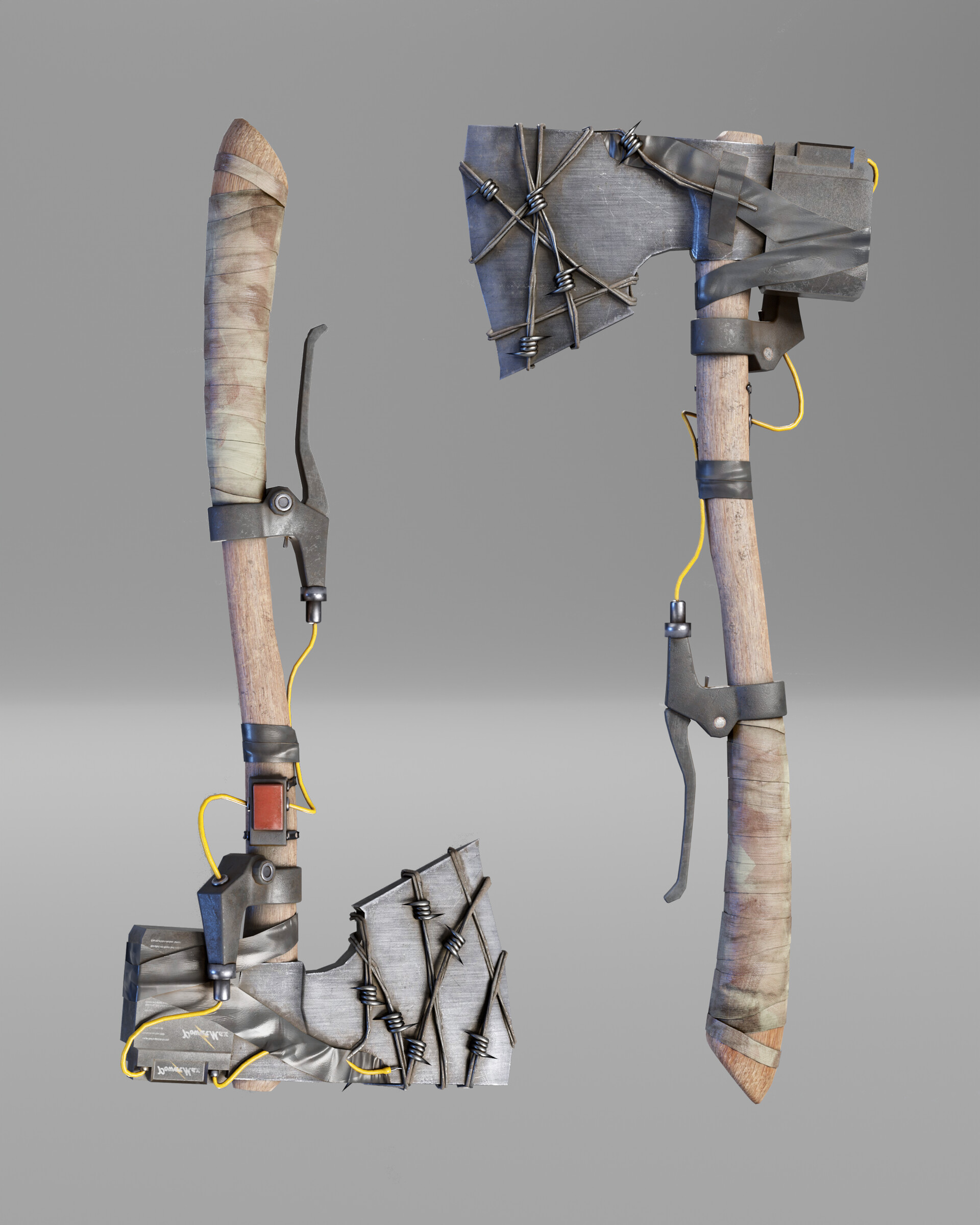 ArtStation - Post-apocalyptic Axe