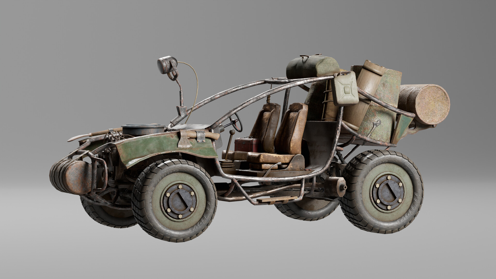 ArtStation - Post-apocalyptic Vehicle