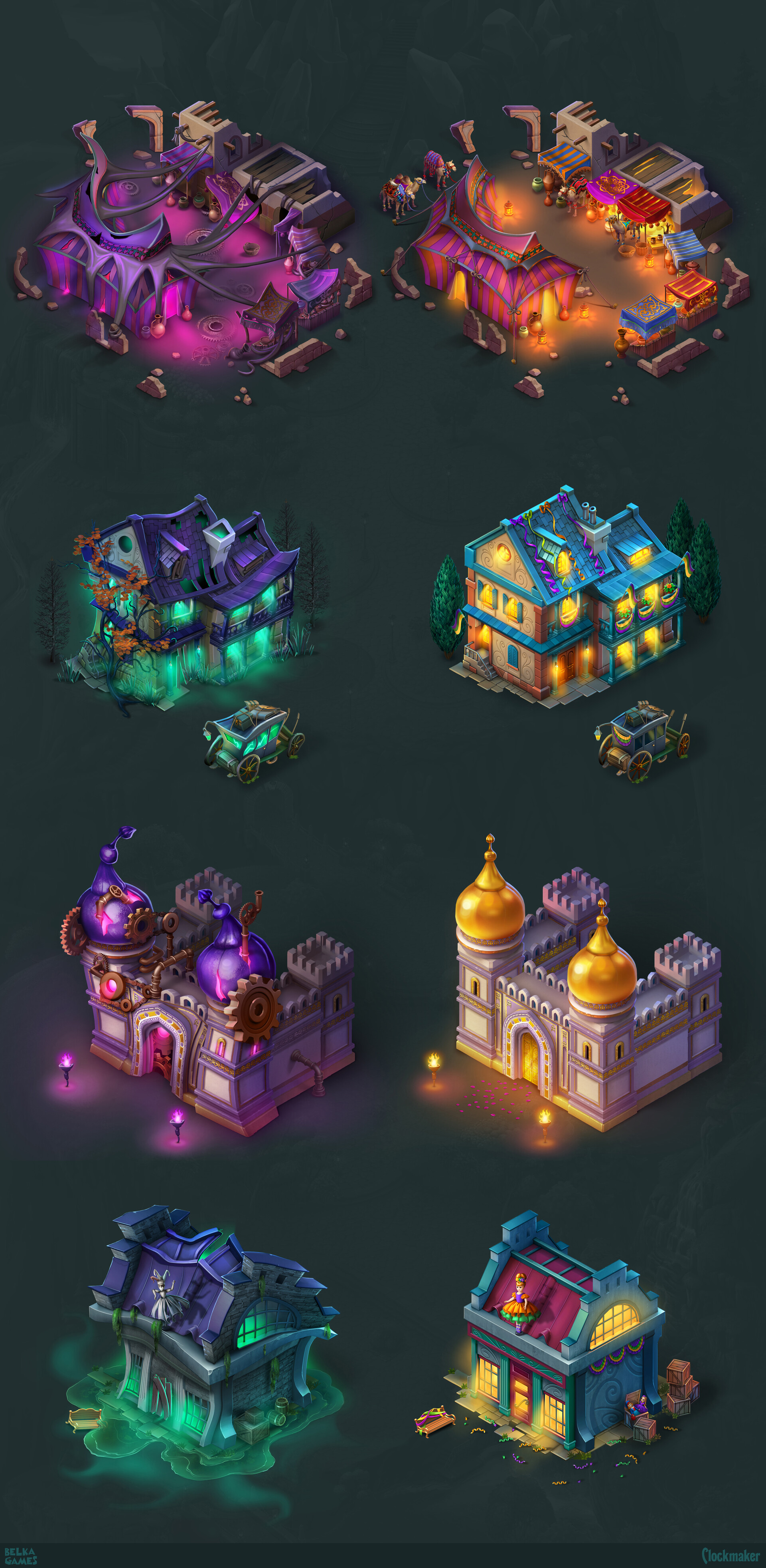 ArtStation - Isometric objects