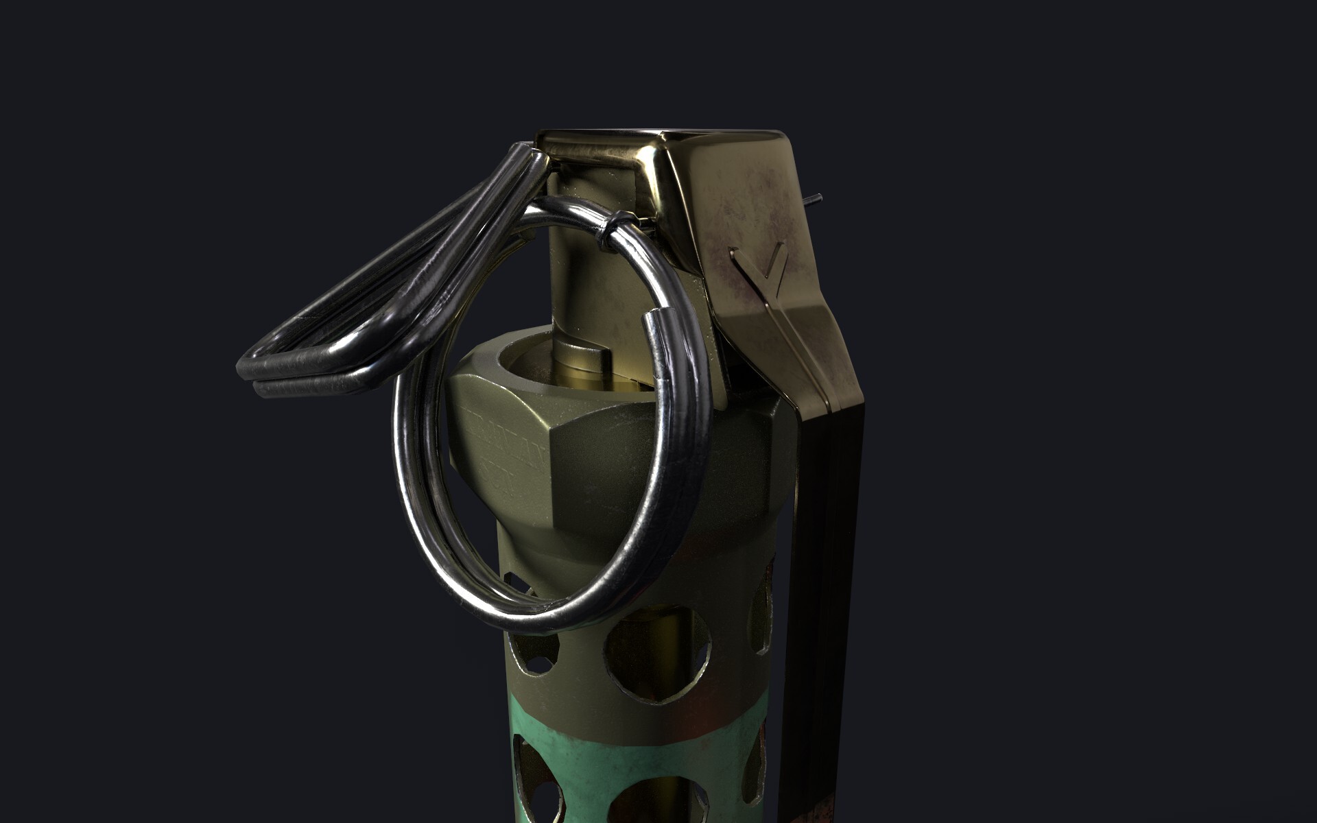 ArtStation - Stun Grenade (Flashbang) "Ukrainian Sun"
