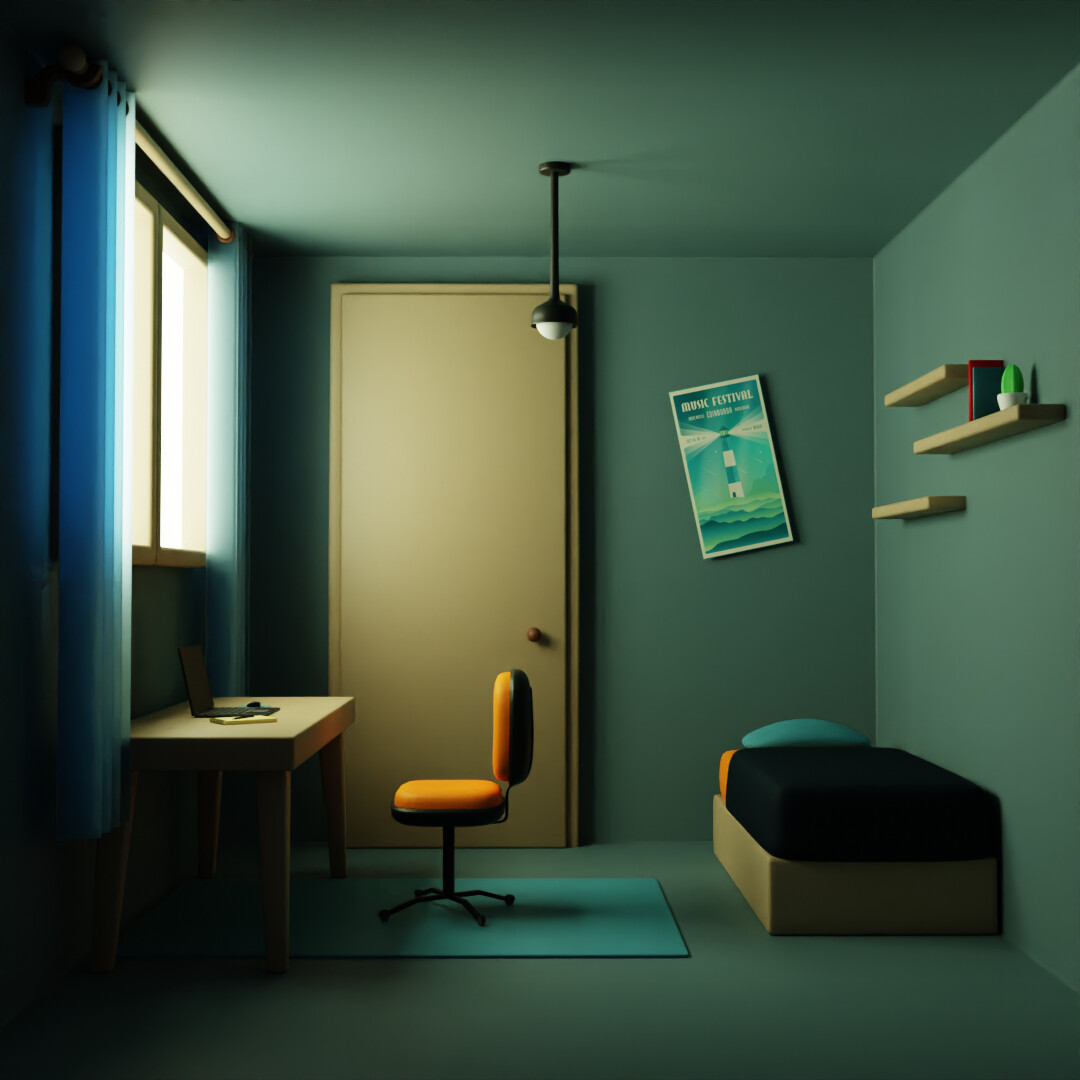 ArtStation - Environment and Scenes: Bedroom