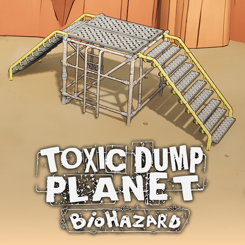 ArtStation - Toxic Dump Planet Biohazard - Part 1 : Props