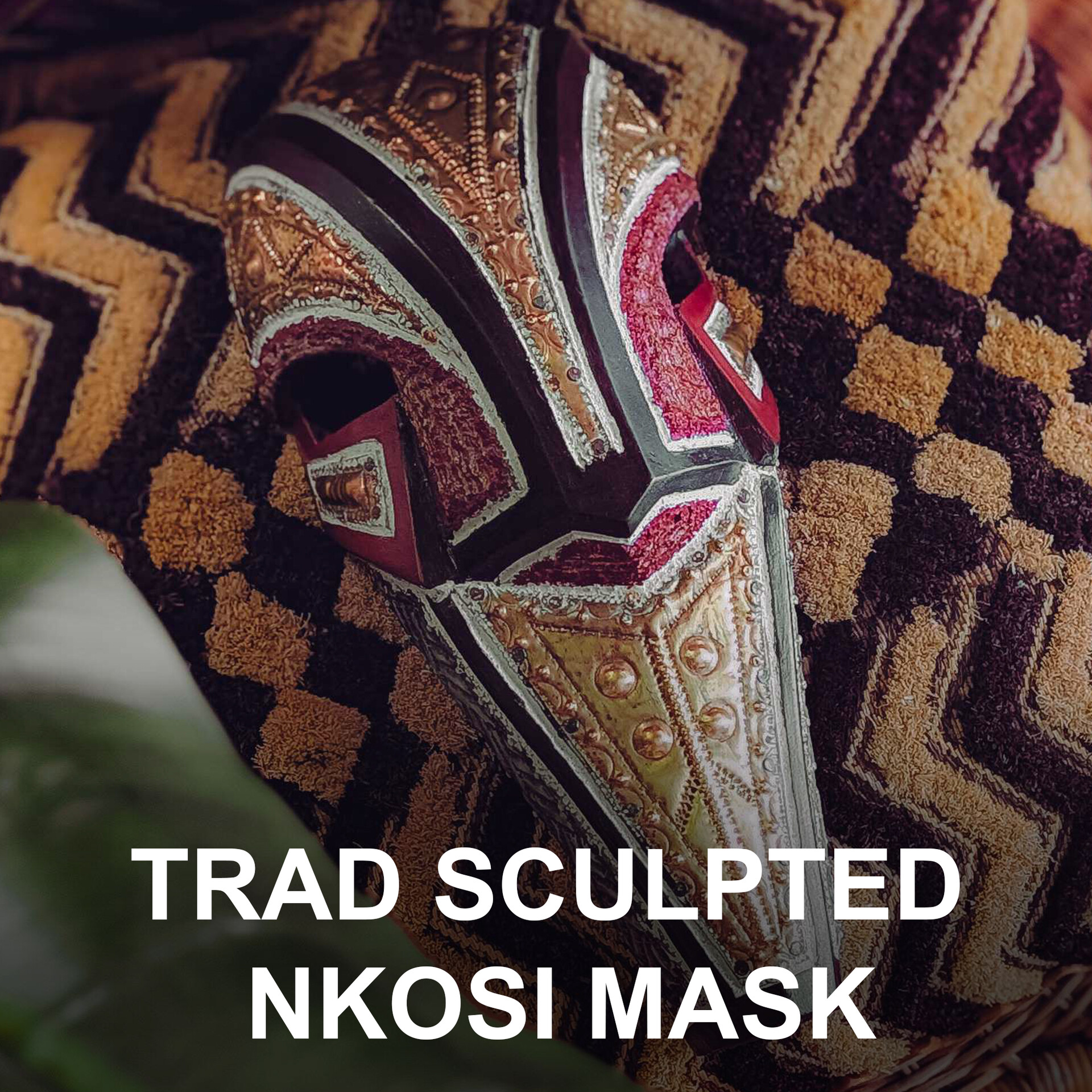ArtStation - Traditional sculpted nkosi mask