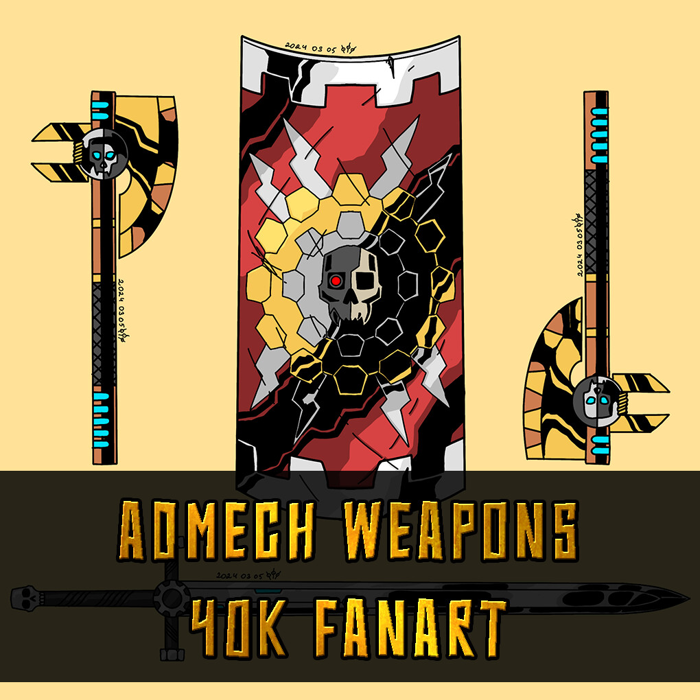 ArtStation - Admech weapons (2023-2024)