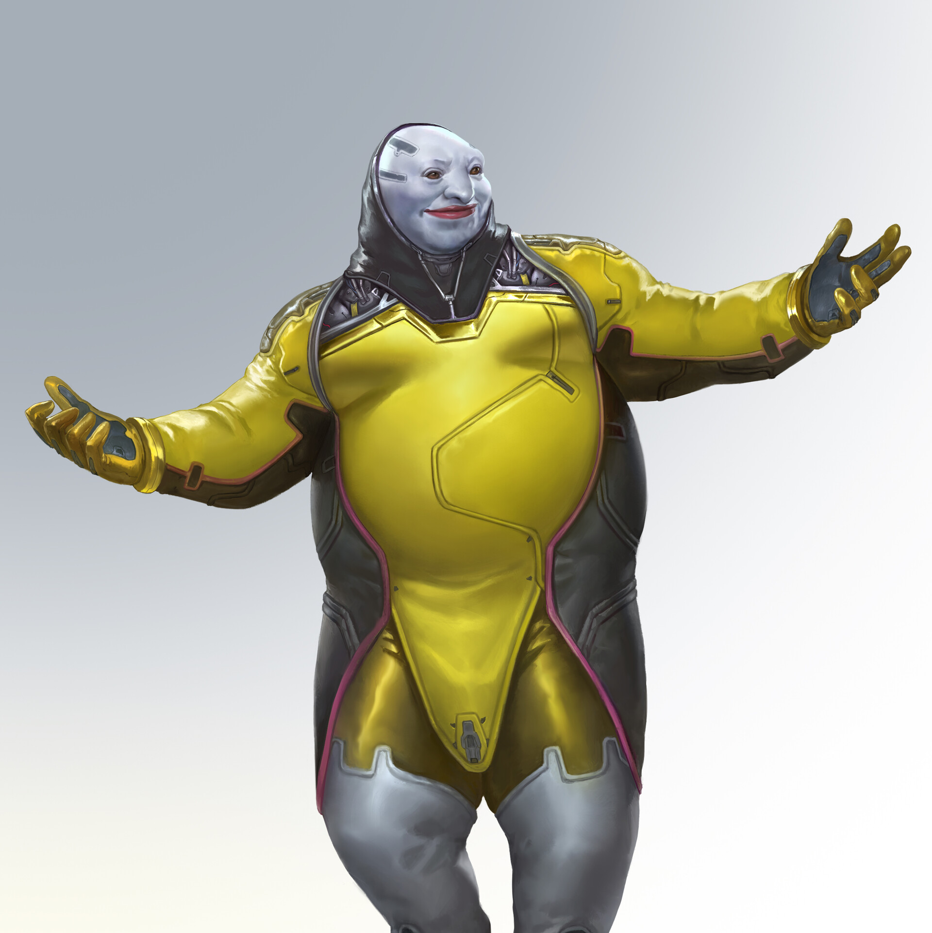 ArtStation - Fat golden baby