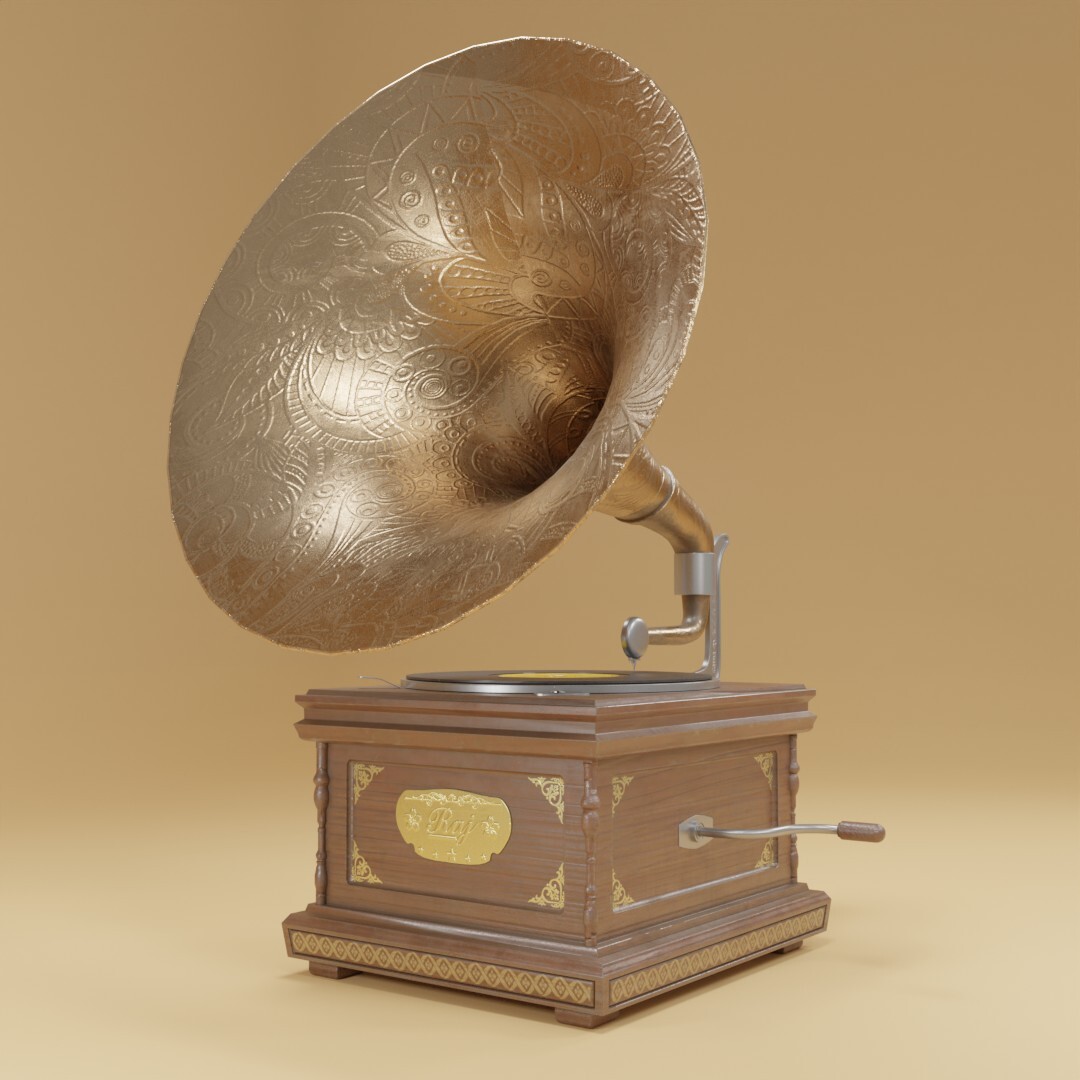 ArtStation - Gramophone | Game Ready Assets