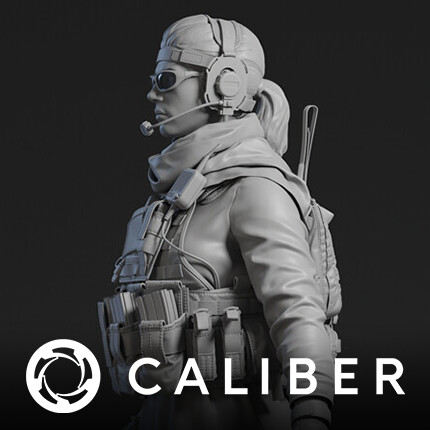 ArtStation - Caliber - CST - High Poly