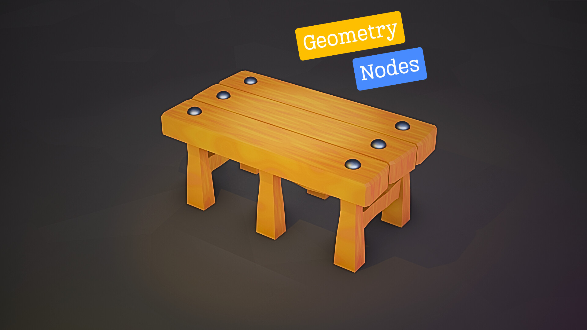 ArtStation - Procedural Table (Geometry Nodes)