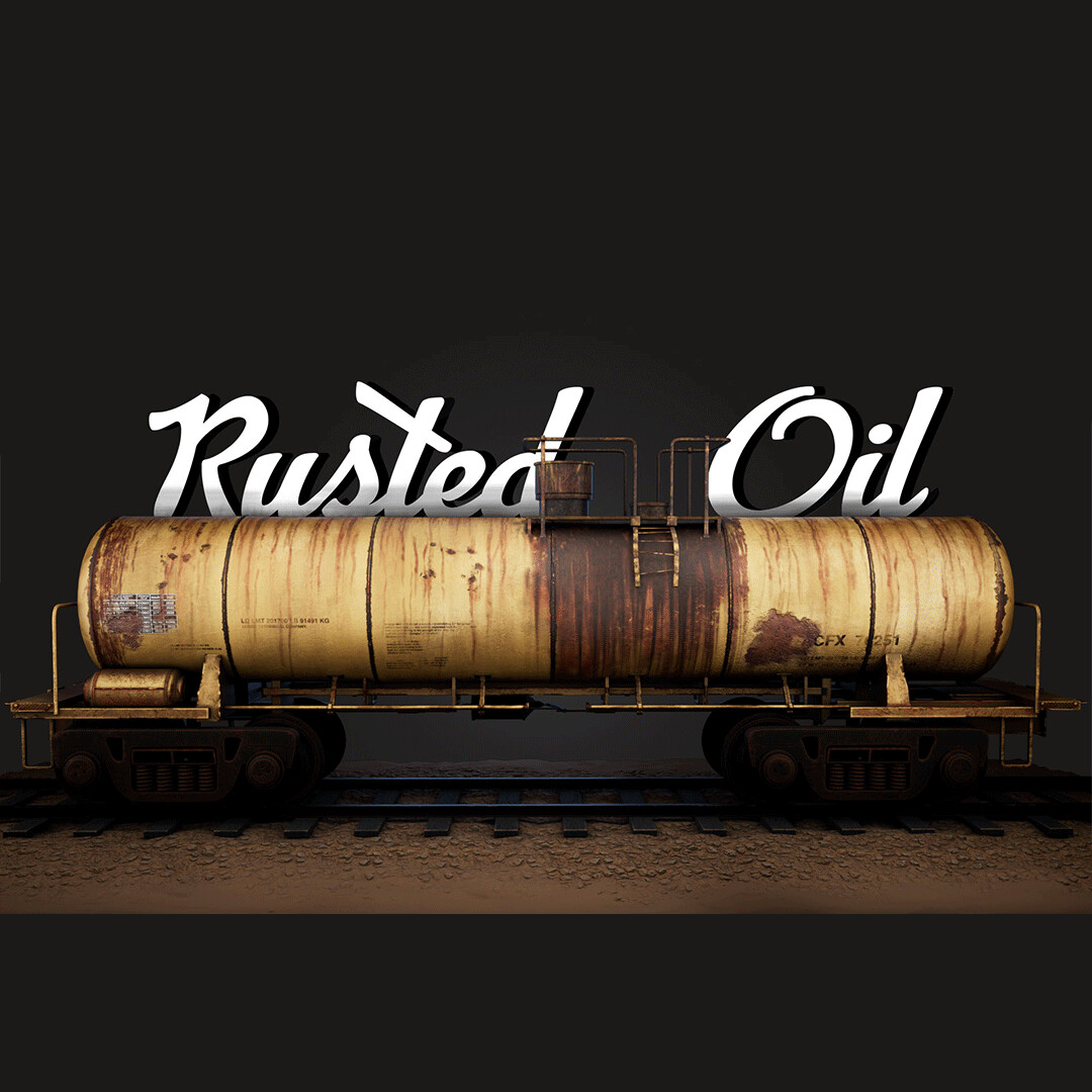 ArtStation - Rust Railroad tank