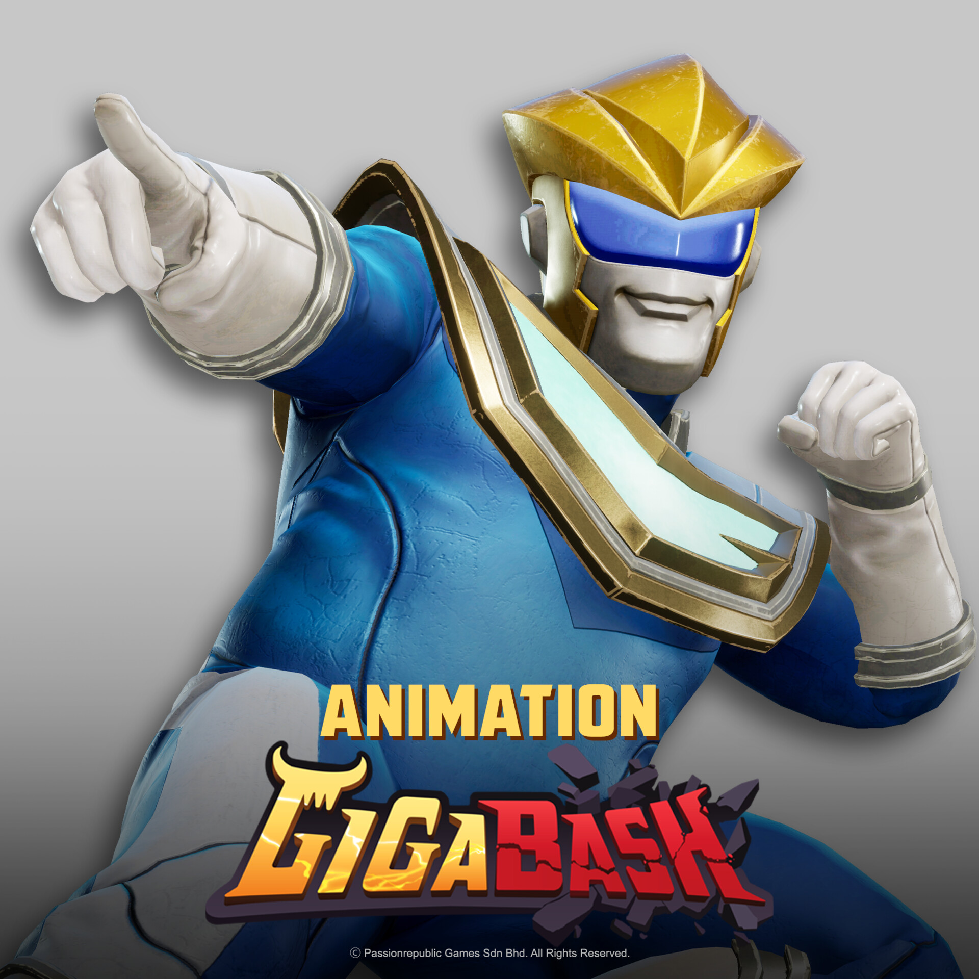 ArtStation - GigaBash: Animation - Gigaman