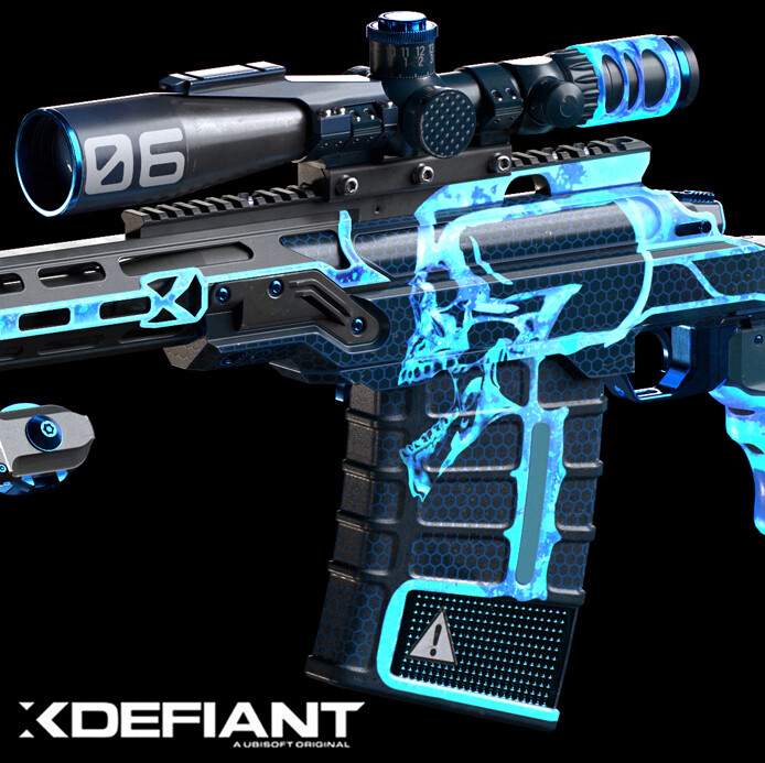 ArtStation - Xdefiant - TAC-50 Legendary Skin - Spectra Concept art