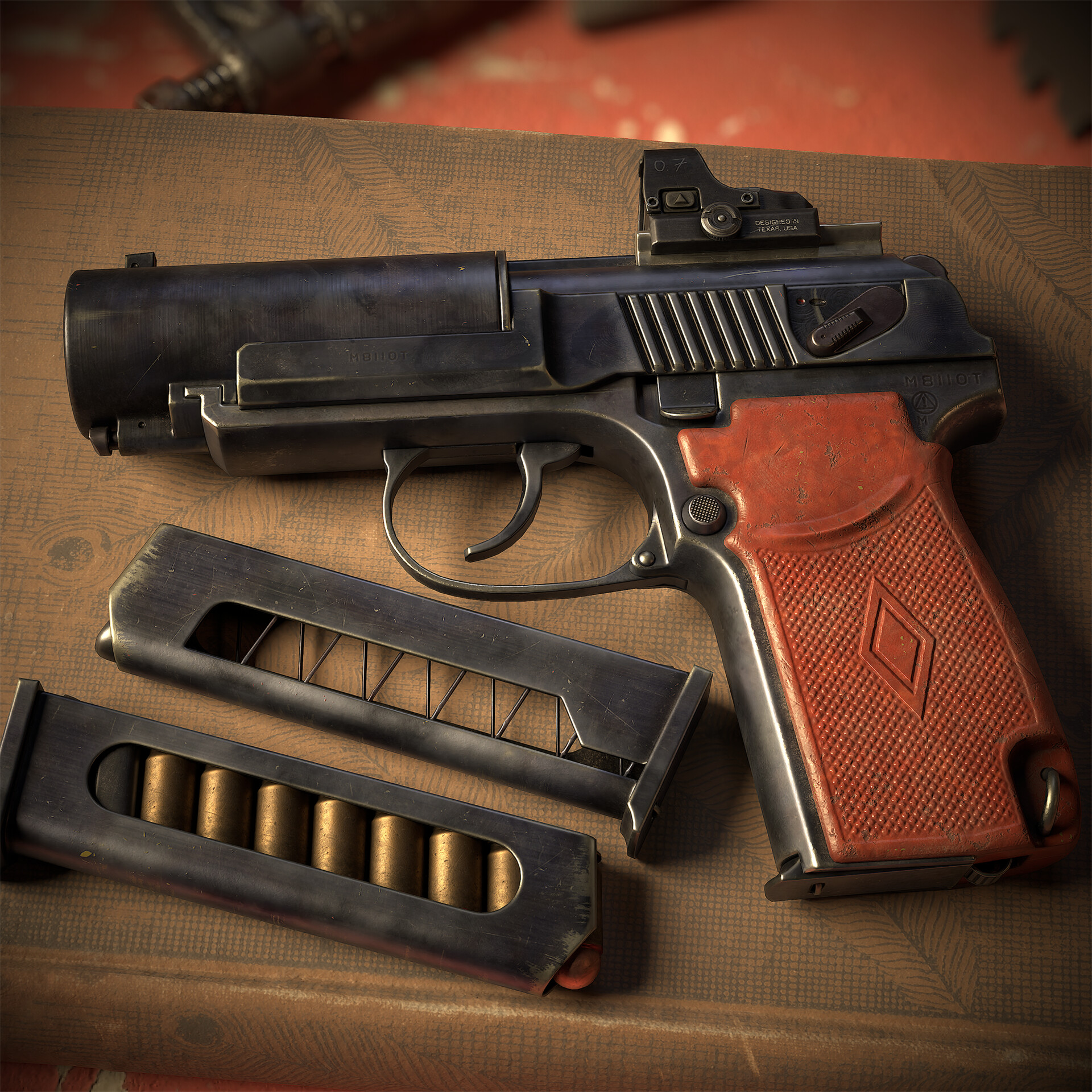 ArtStation - PB 6P9 Handgun