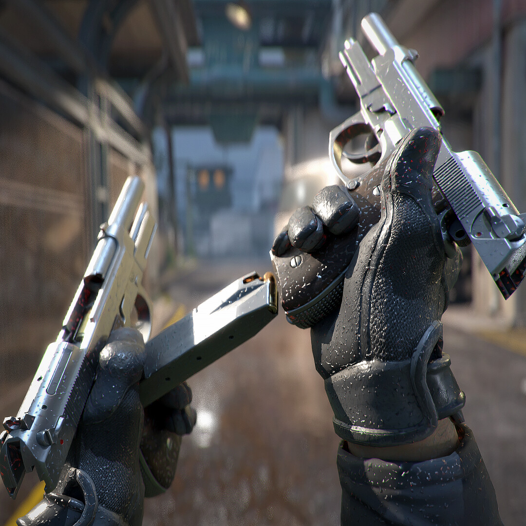 ArtStation - Dual Berettas First Person Animation