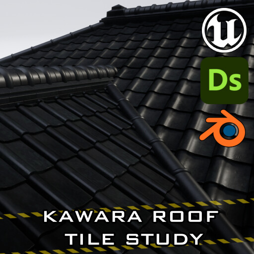 ArtStation - Case Study: Kawara Roof Tiles