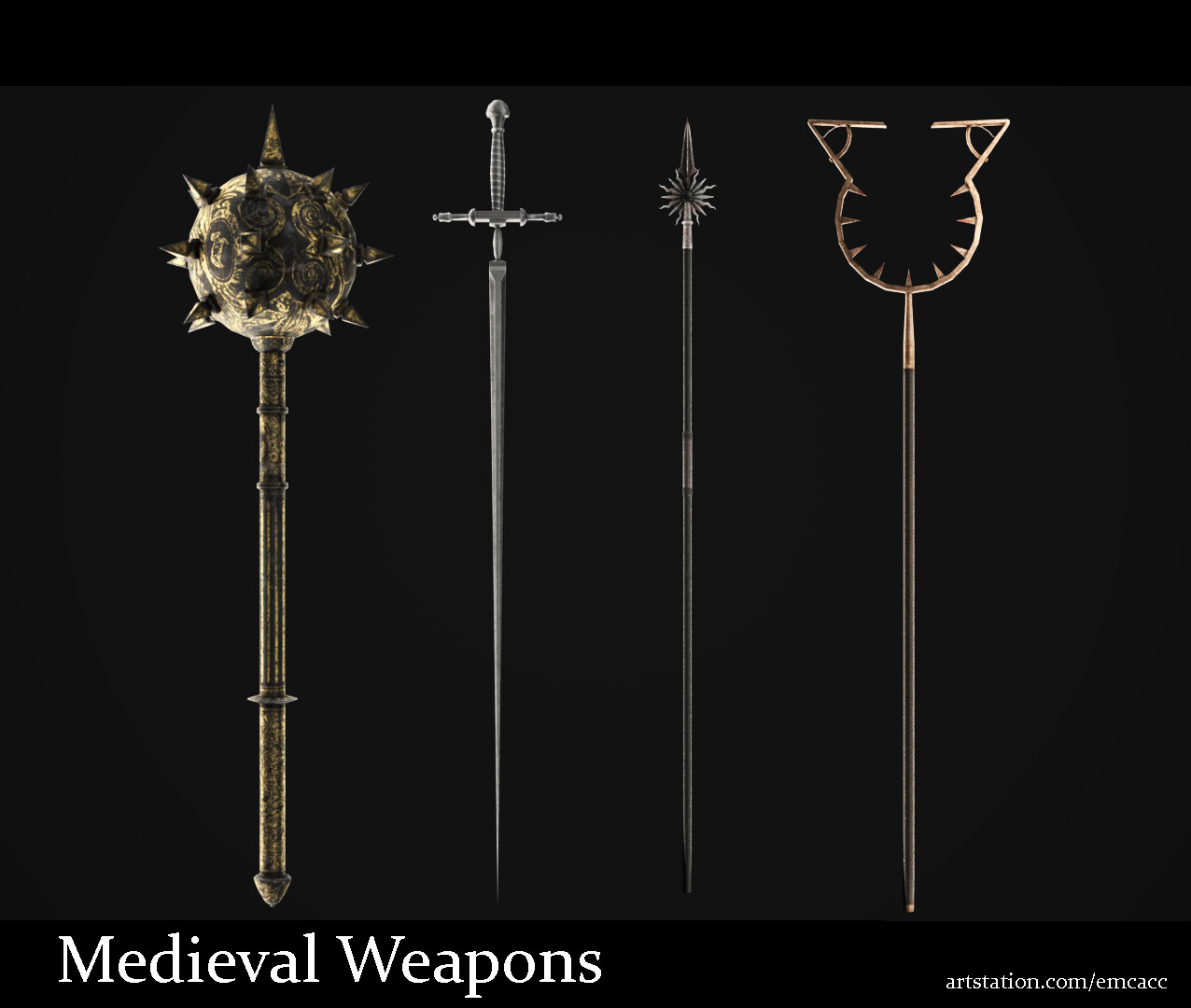 ArtStation - Medieval Weapon Collection
