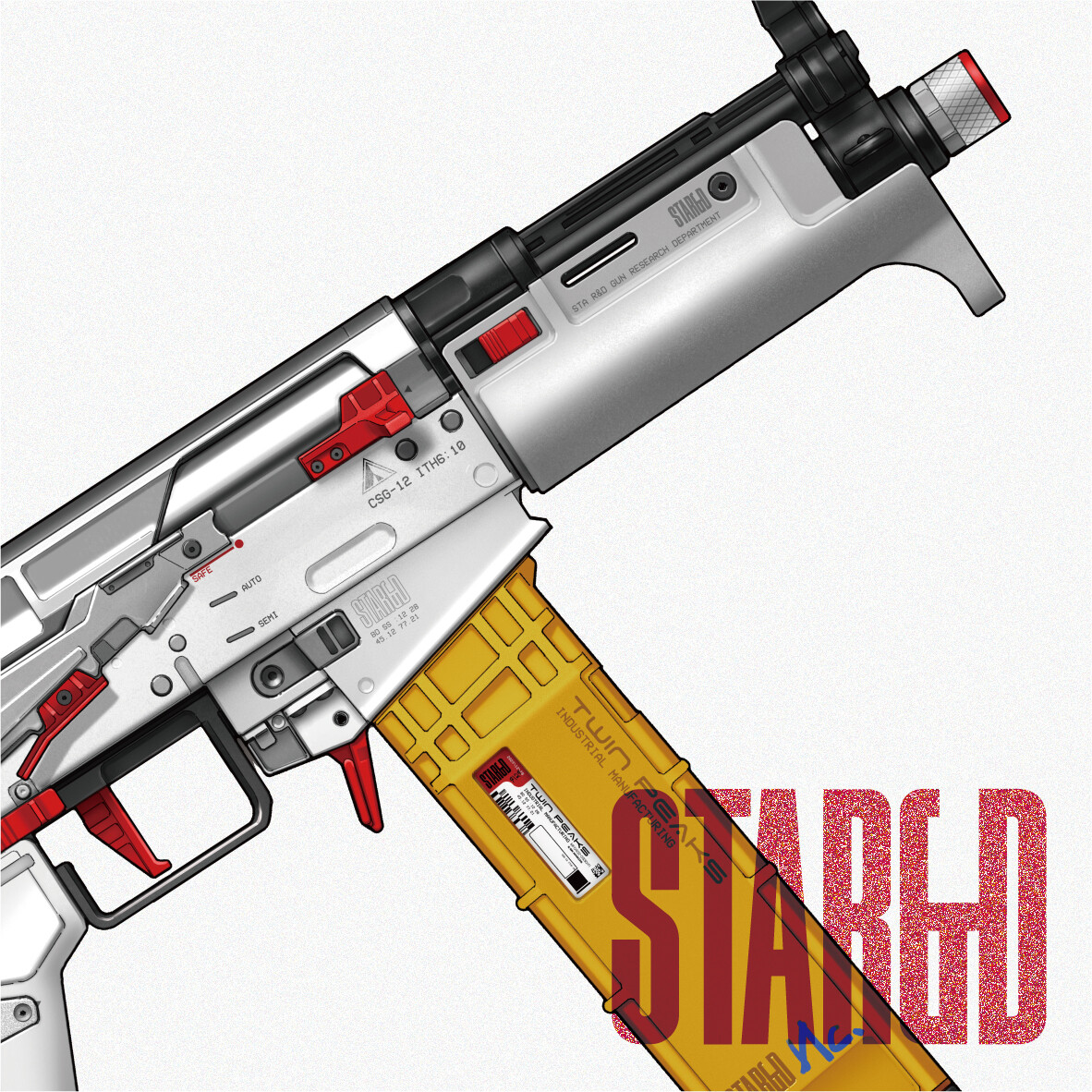 ArtStation - CSG-12 全自动紧凑型霰弹枪