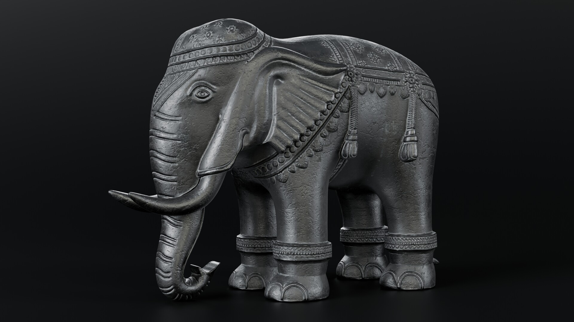 ArtStation - Eternal Sentinel: The Stone Elephant