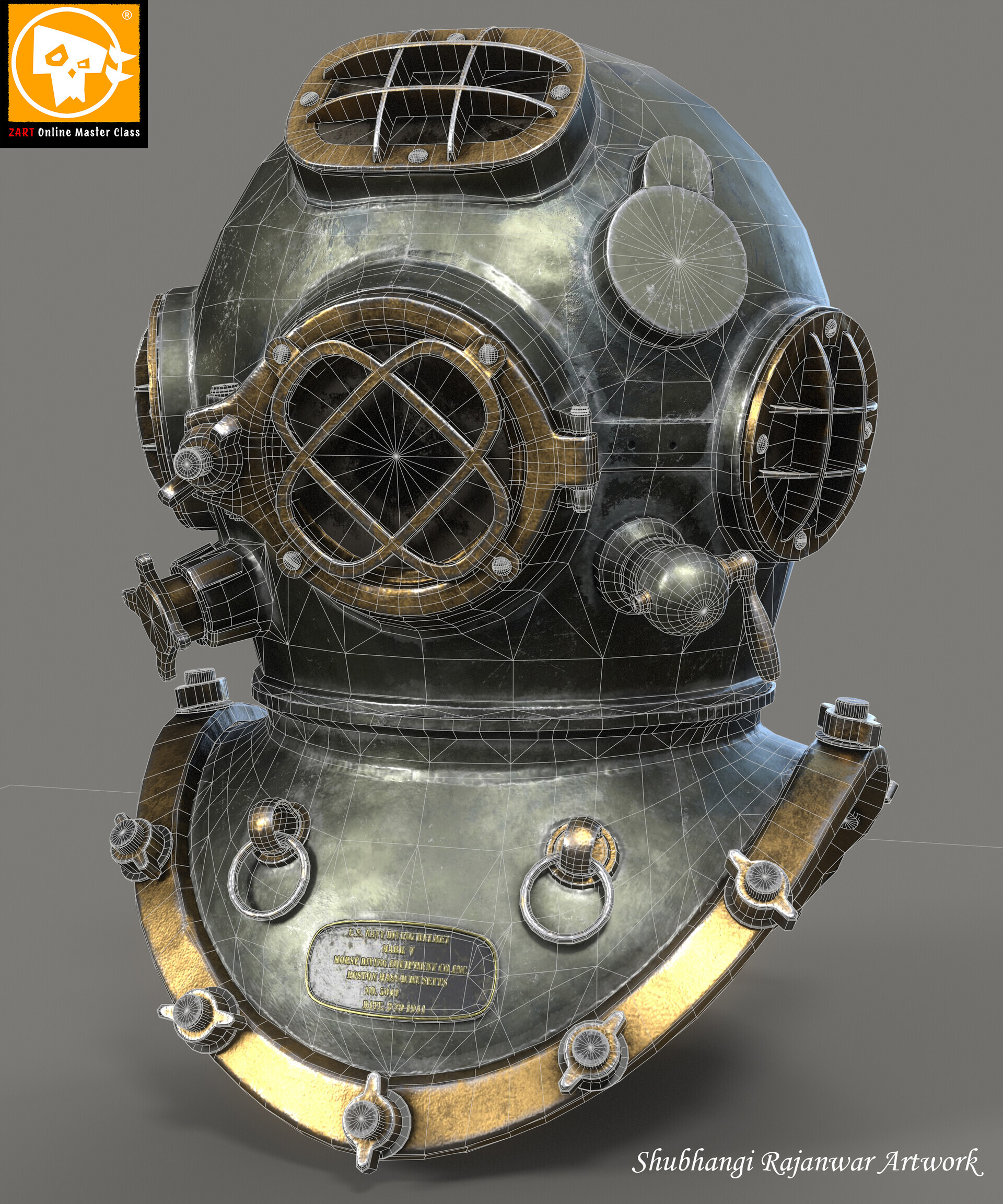 ArtStation - Diving Helmet [ Student Artwork ]