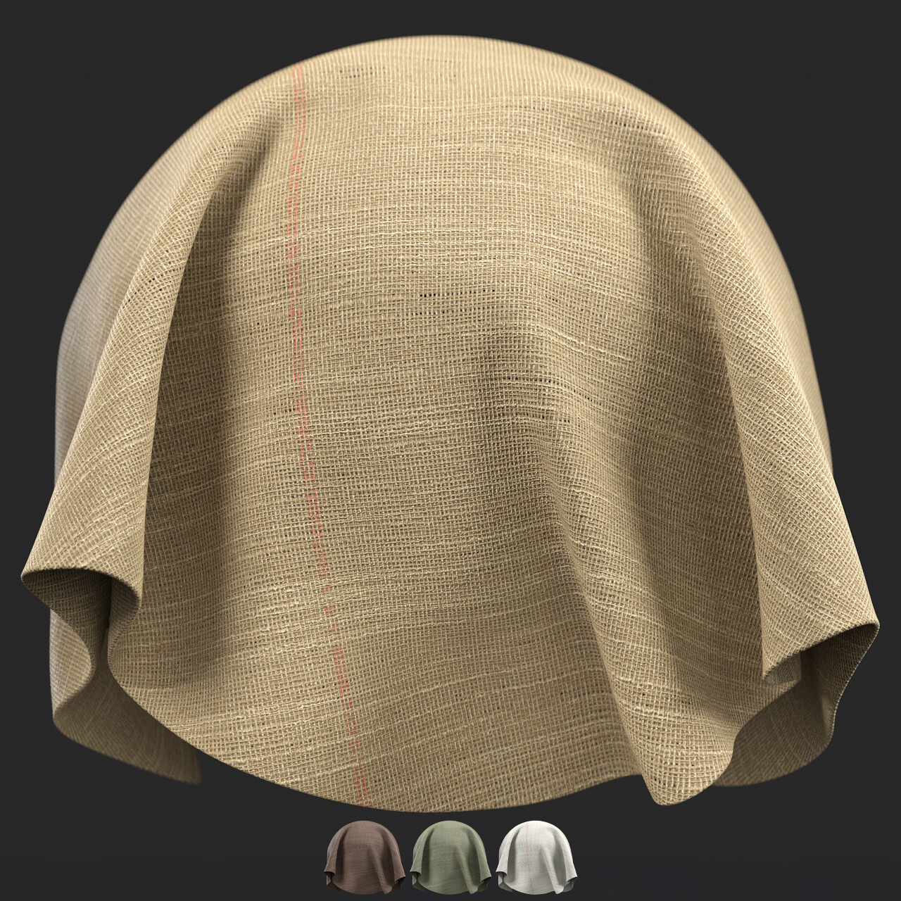ArtStation - JUTE FABRIC - 4K TEXTURES + SBS GRAPH