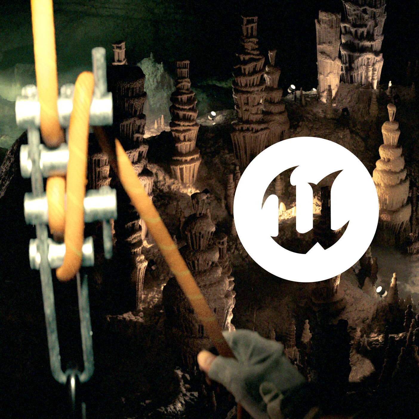 ArtStation - Solo Caving Exploration | Spelunking with UE5.5 & GAEA