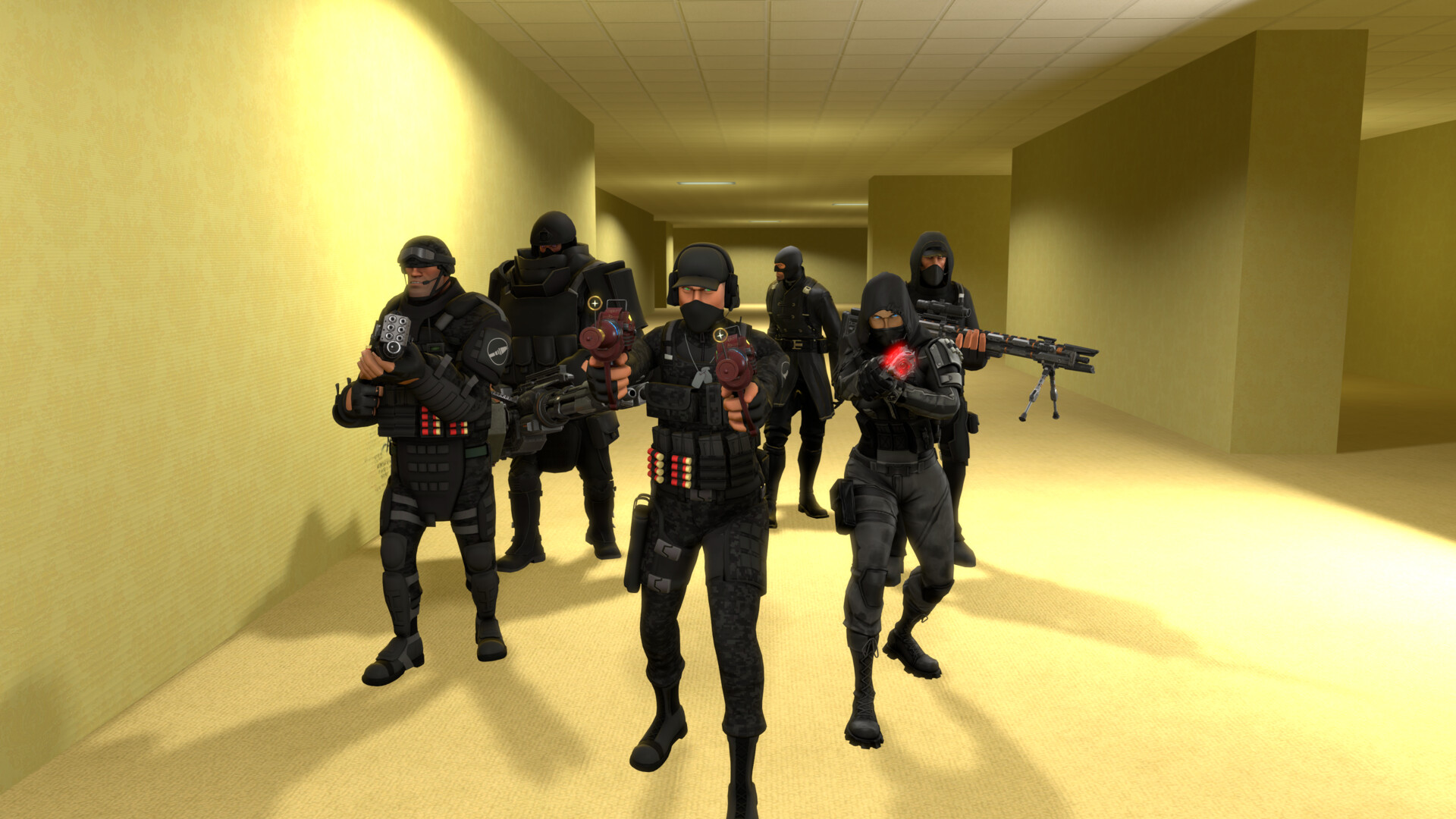 ArtStation - Backrooms Shadow Fortress