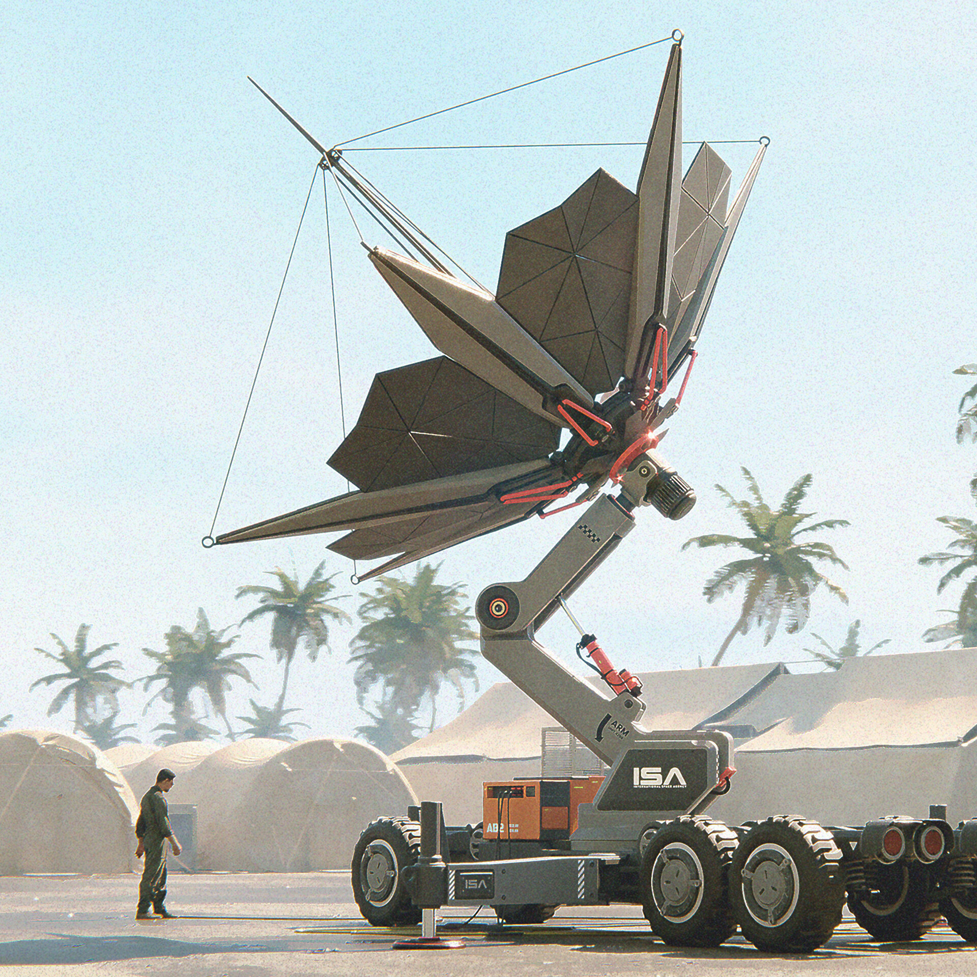 ArtStation - Floral Antenna Vehicle
