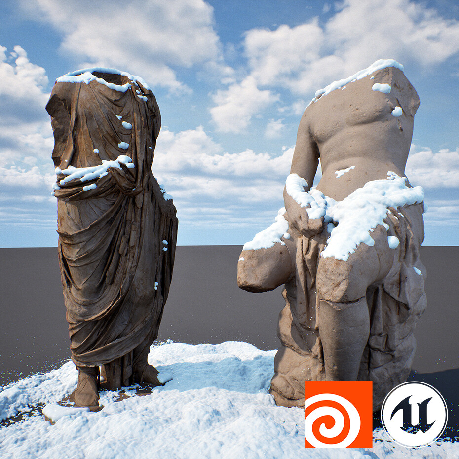 ArtStation - Houdini Snow Buildup