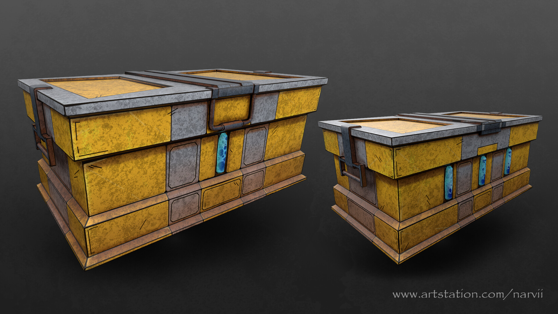 ArtStation - Borderlands Hyperion Inspired Crate