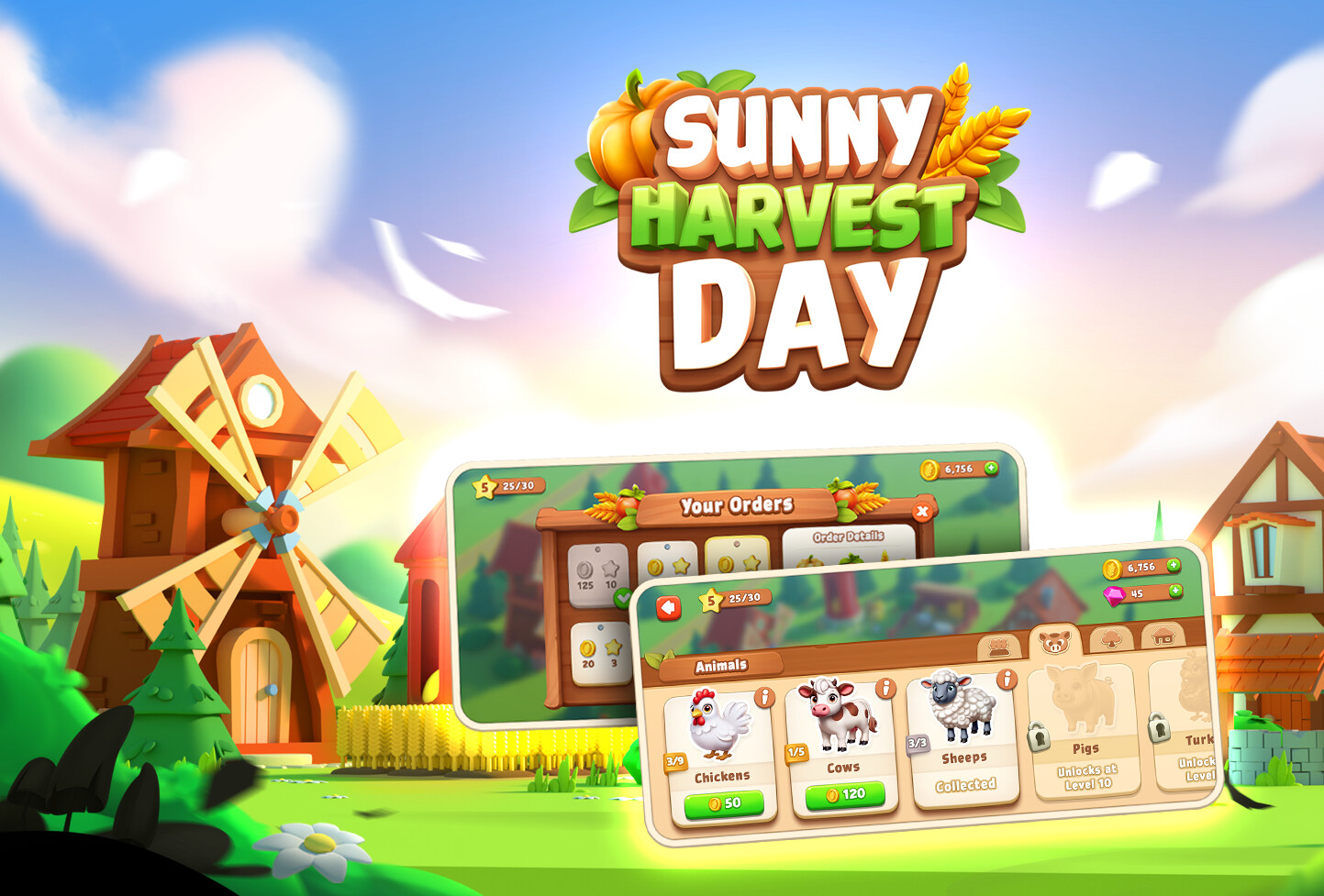 ArtStation - Sunny Harvest Day