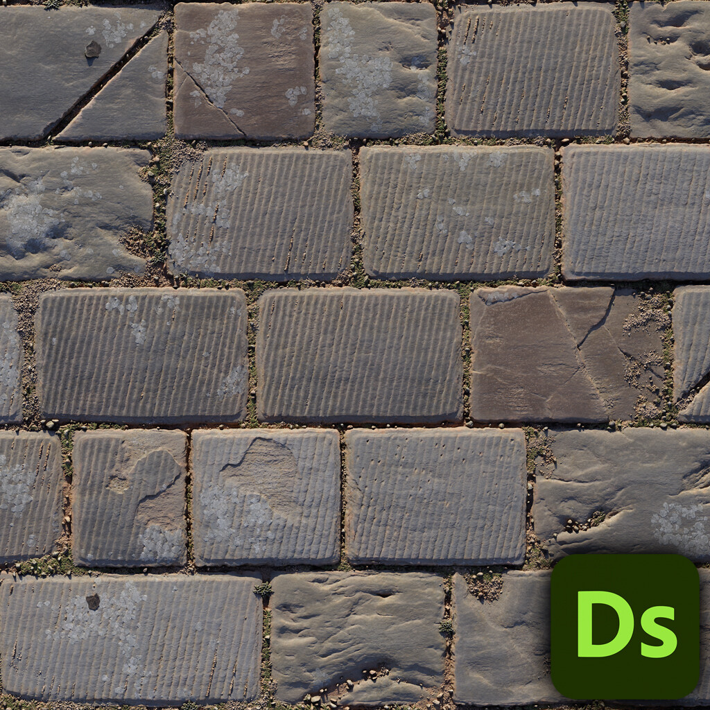 ArtStation - Rustic Floor Tiles